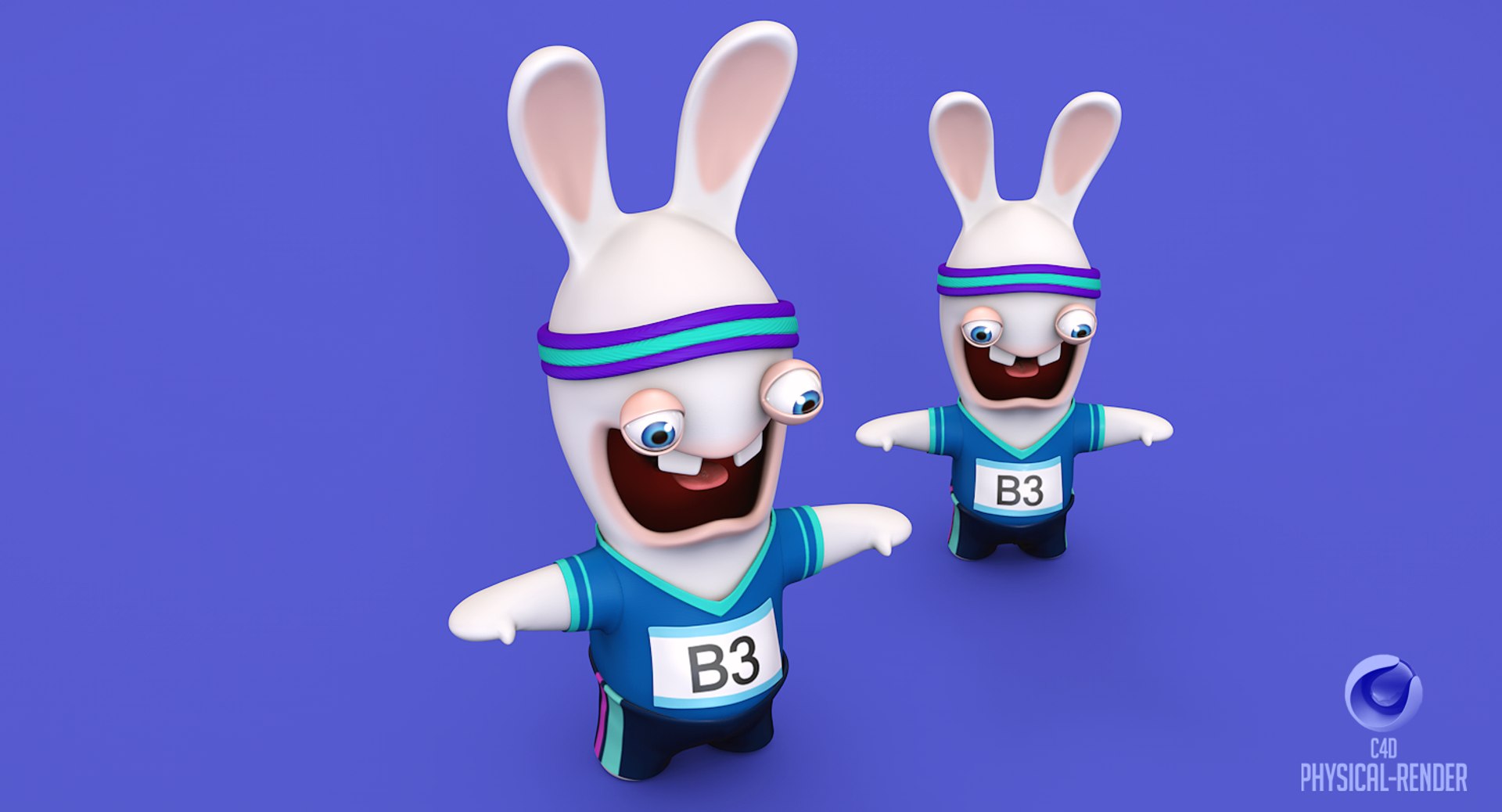 Raving Rabbids Crazy Lapins 3D Model - TurboSquid 1361963