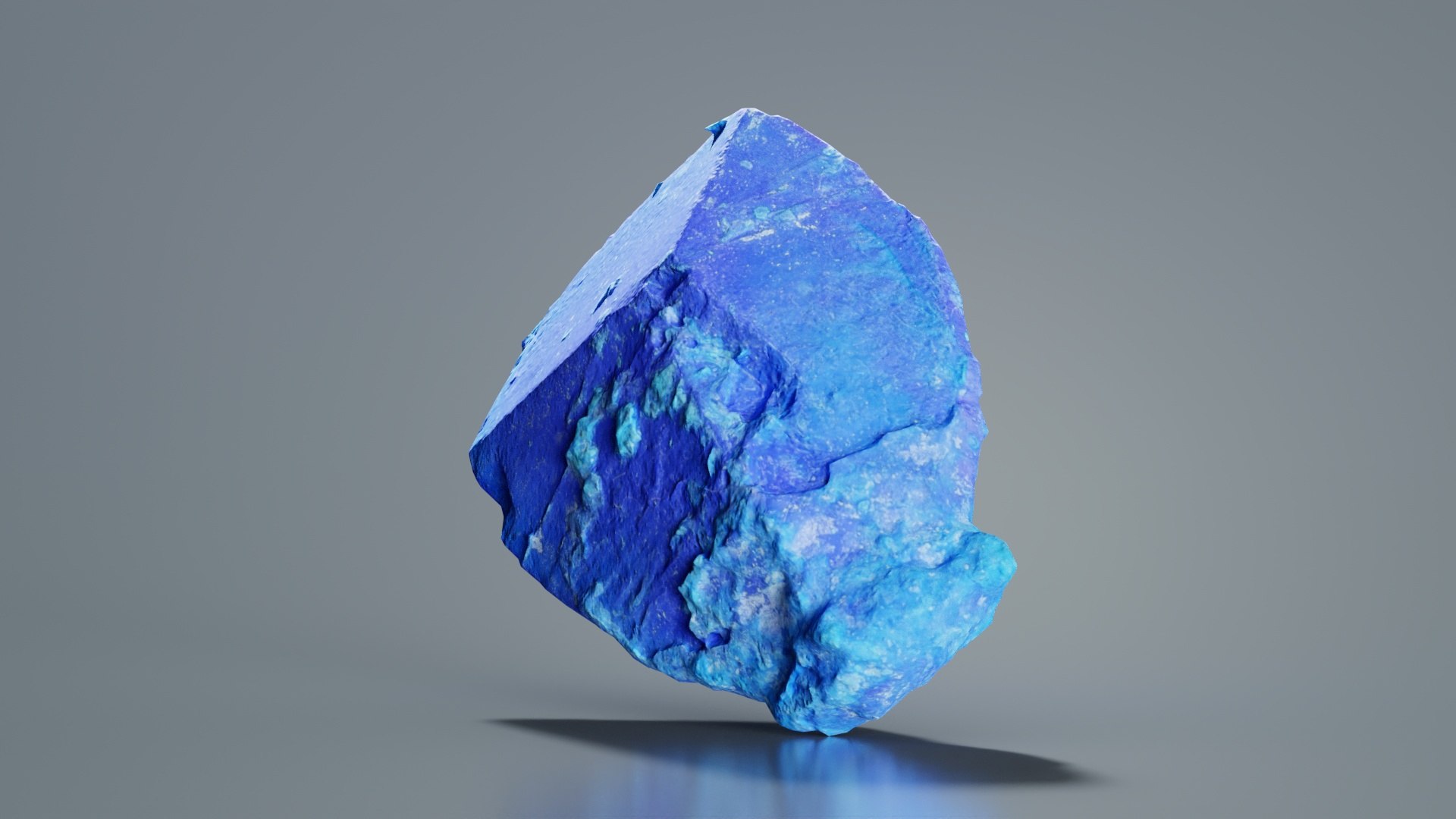 3D Blue Salt Crystal 02 Remastered Model - TurboSquid 2362526