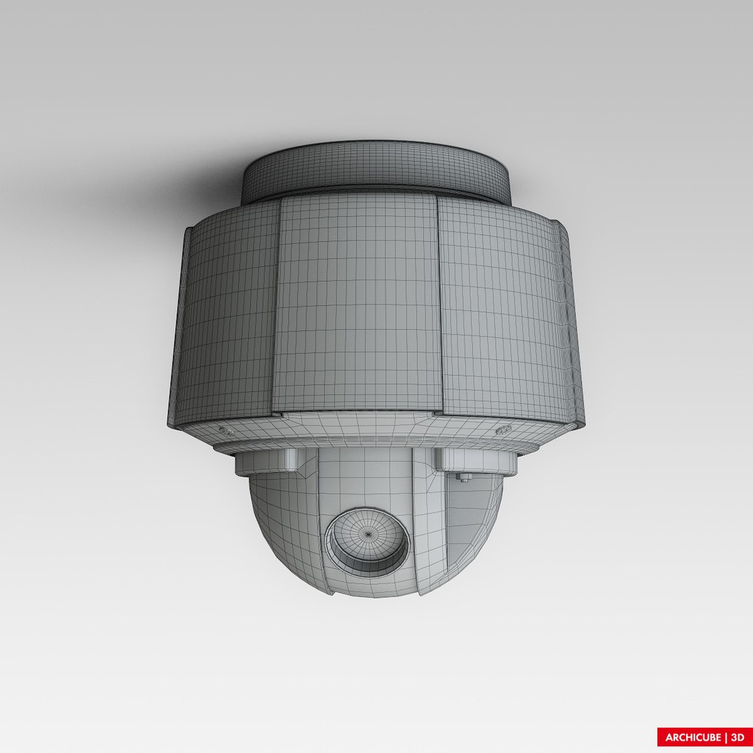 security camera 3d model