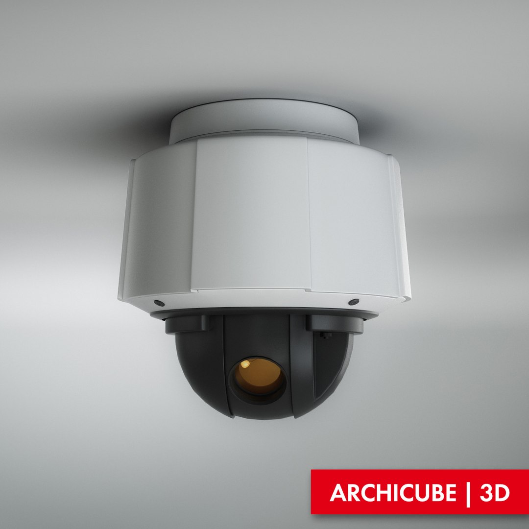 security camera 3d model