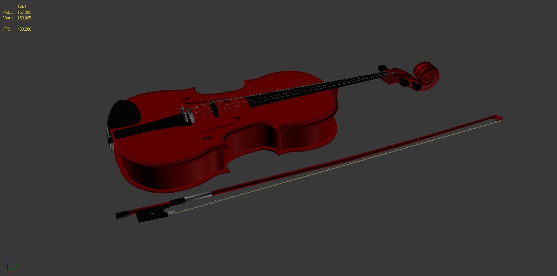Viola 3d Model