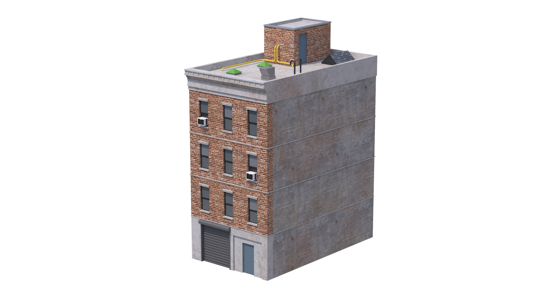 Apartment Buildings 3D Model - TurboSquid 2418344