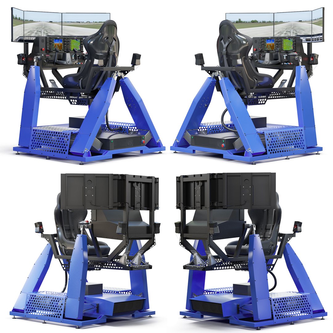 3D Model Flight Simulator - TurboSquid 1775350
