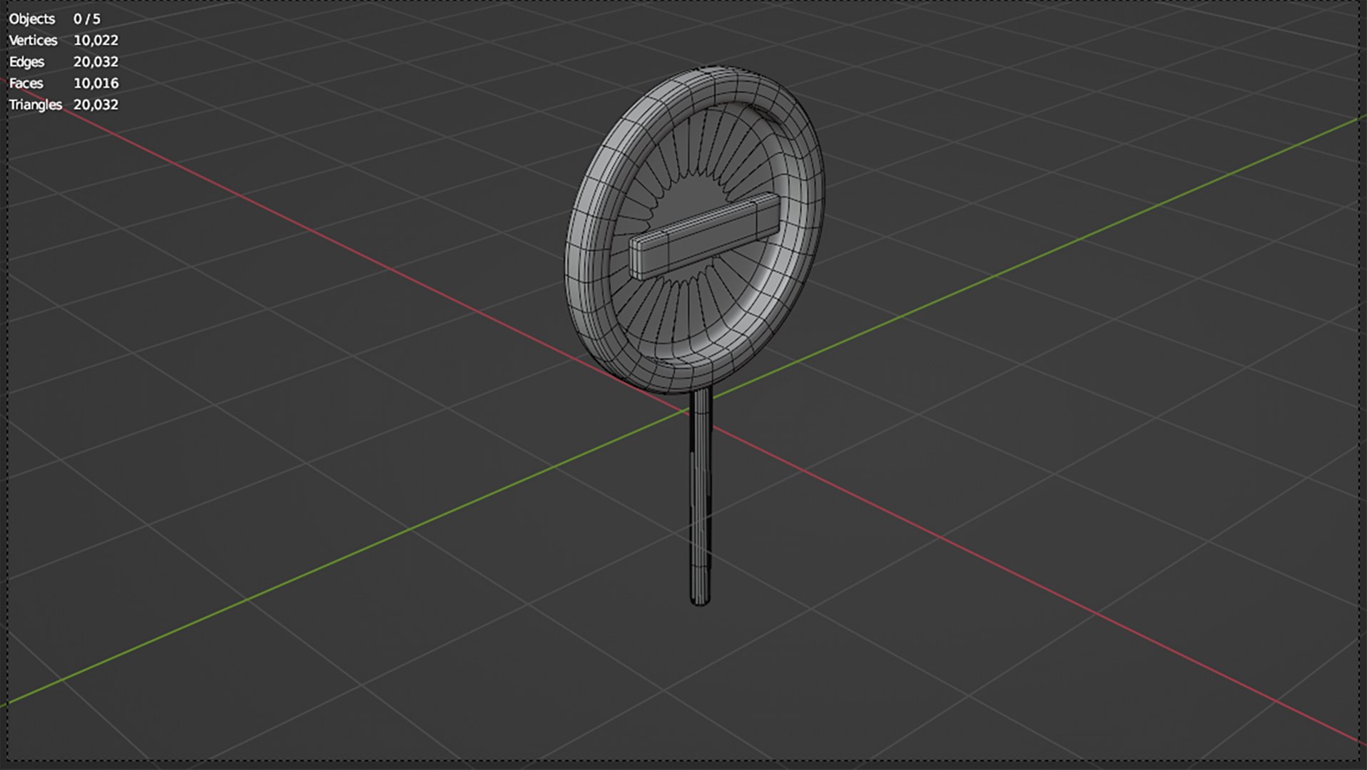 3D No Waiting Sign Icon - TurboSquid 2018102