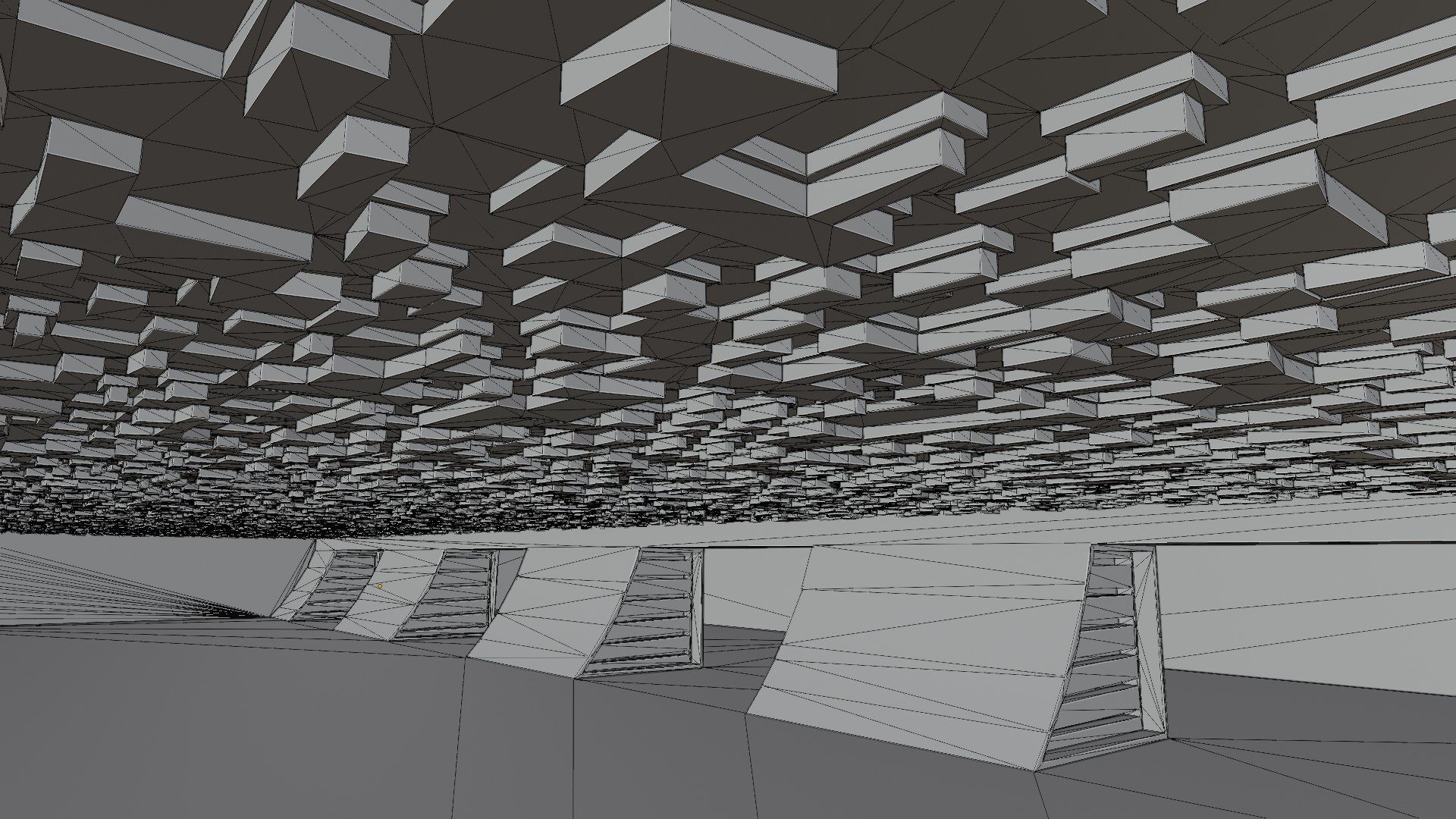 3D Concept Space Interior Empty Room 5 Model - TurboSquid 2103148