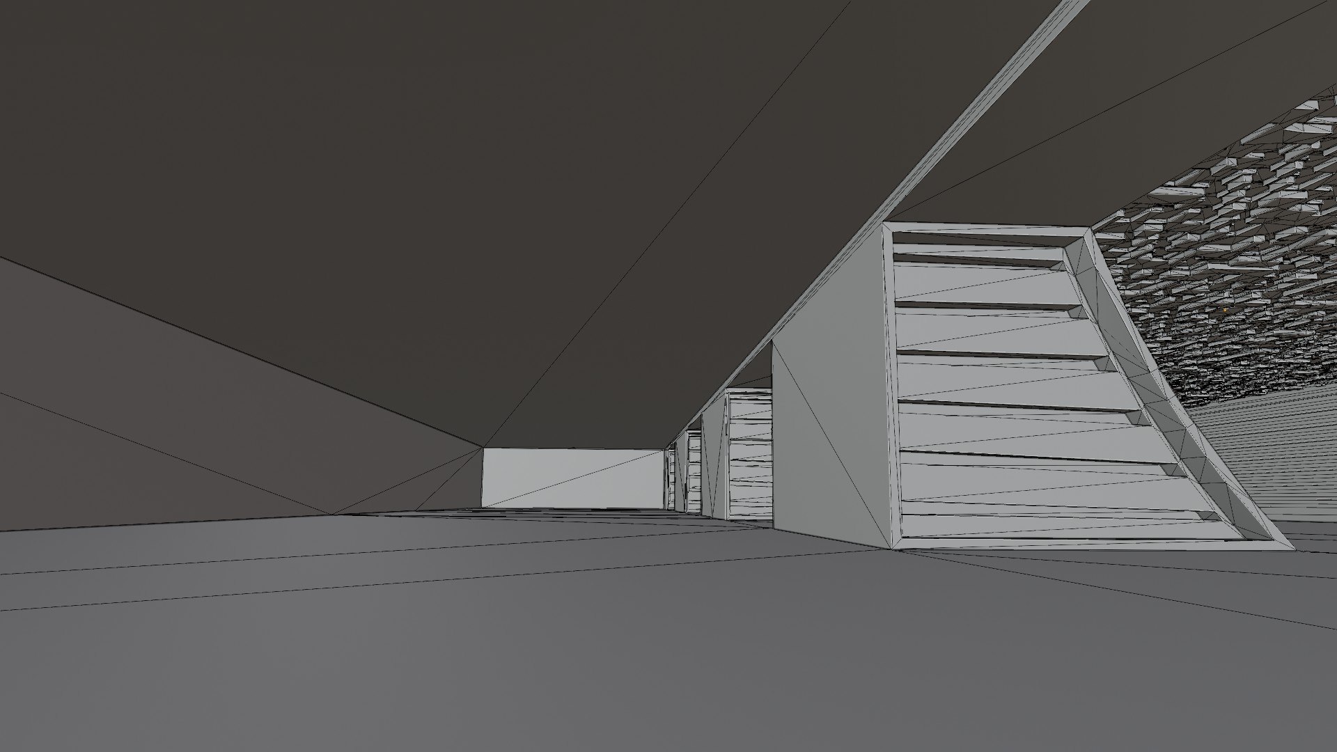 3D Concept Space Interior Empty Room 5 Model - TurboSquid 2103148