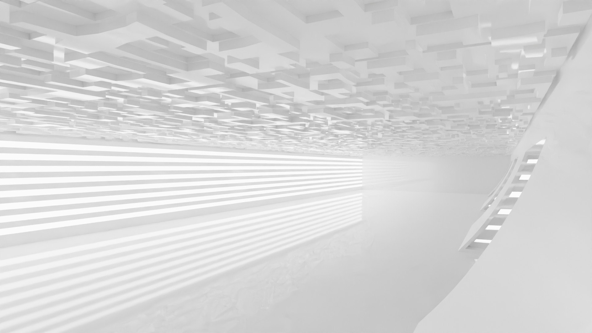 3D Concept Space Interior Empty Room 5 Model - TurboSquid 2103148