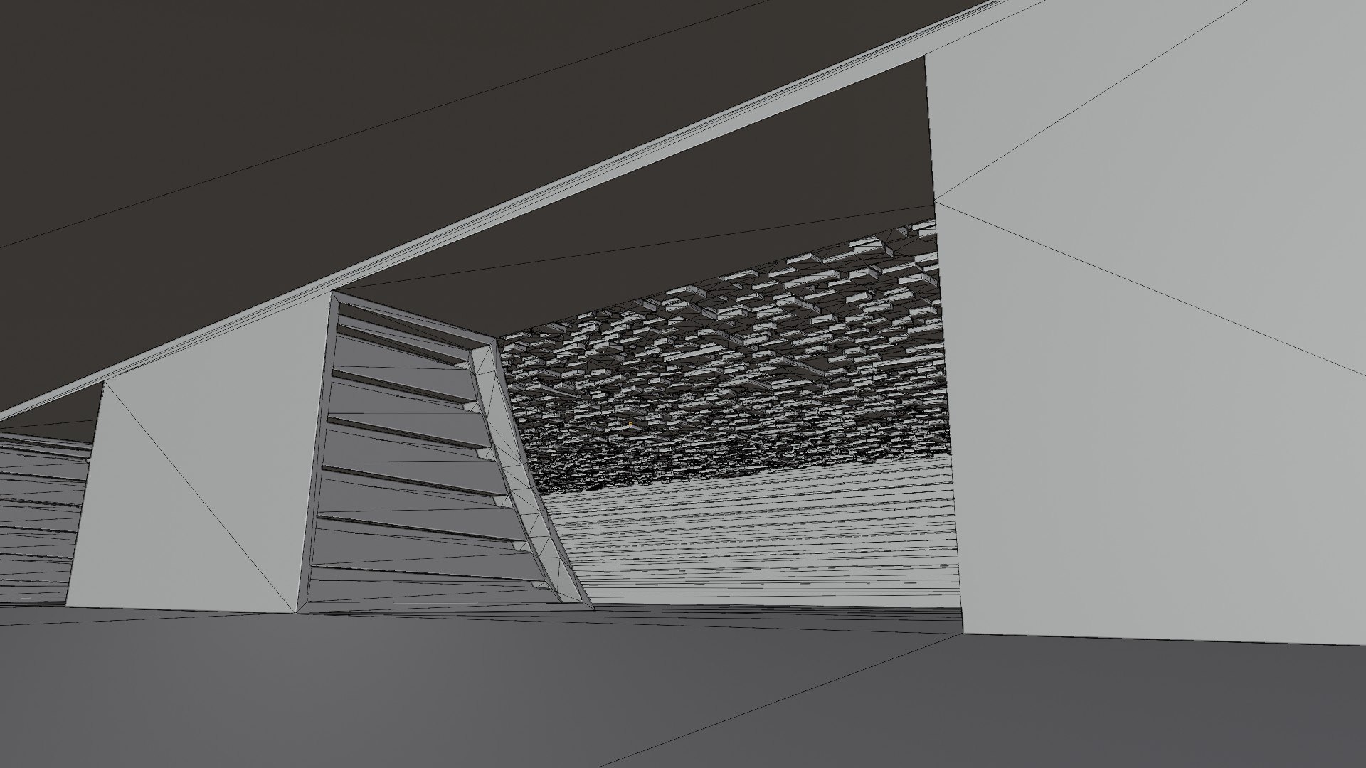 3D Concept Space Interior Empty Room 5 Model - TurboSquid 2103148