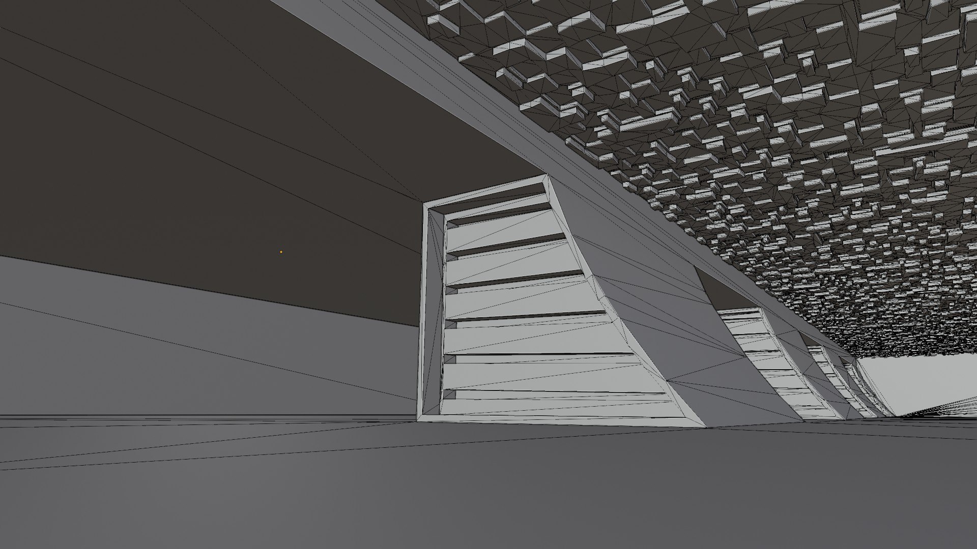 3D Concept Space Interior Empty Room 5 Model - TurboSquid 2103148