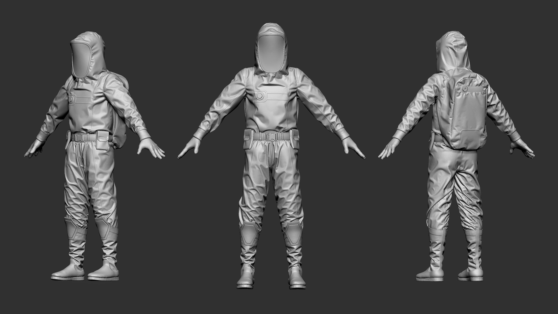 Chemical Protection 1 3D Model - TurboSquid 2083349