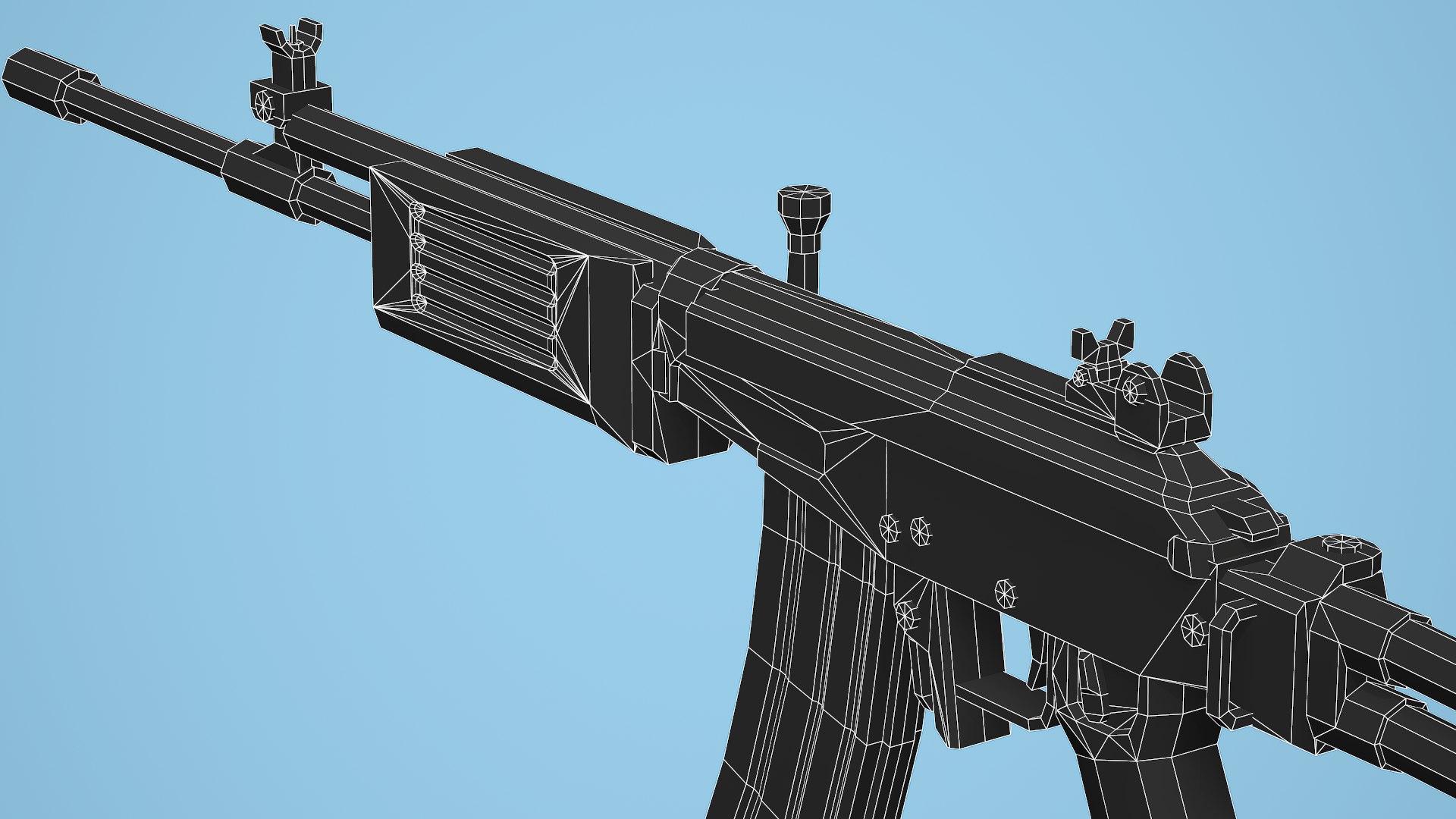 Stylized Galil ARM Rifle Low Poly Mobile Ready 3D Model - TurboSquid ...