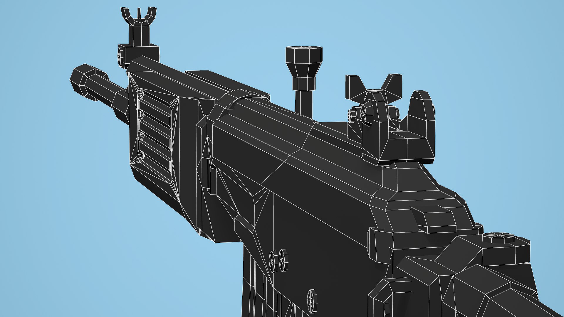 Stylized Galil ARM Rifle Low Poly Mobile Ready 3D Model - TurboSquid ...