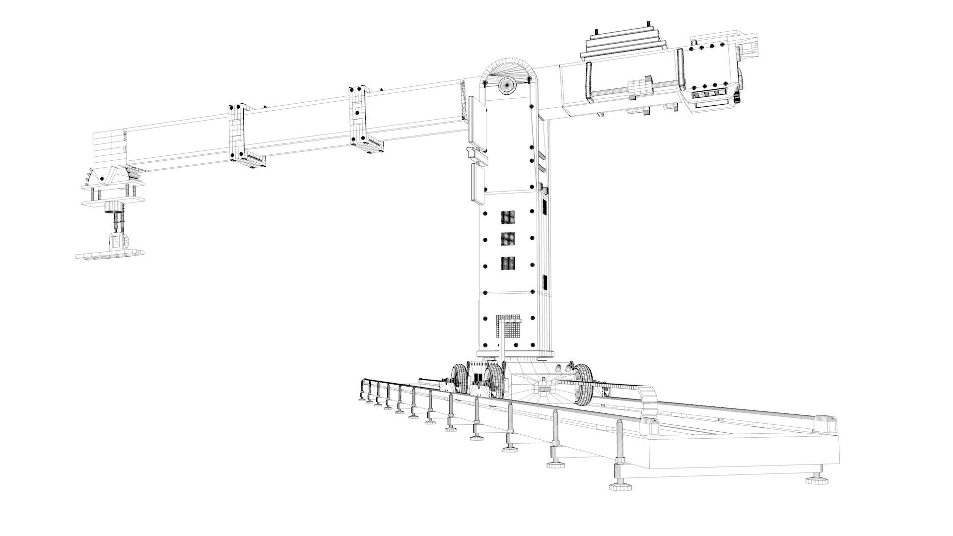 Technodolly Camera Crane 3D Model - TurboSquid 1728857