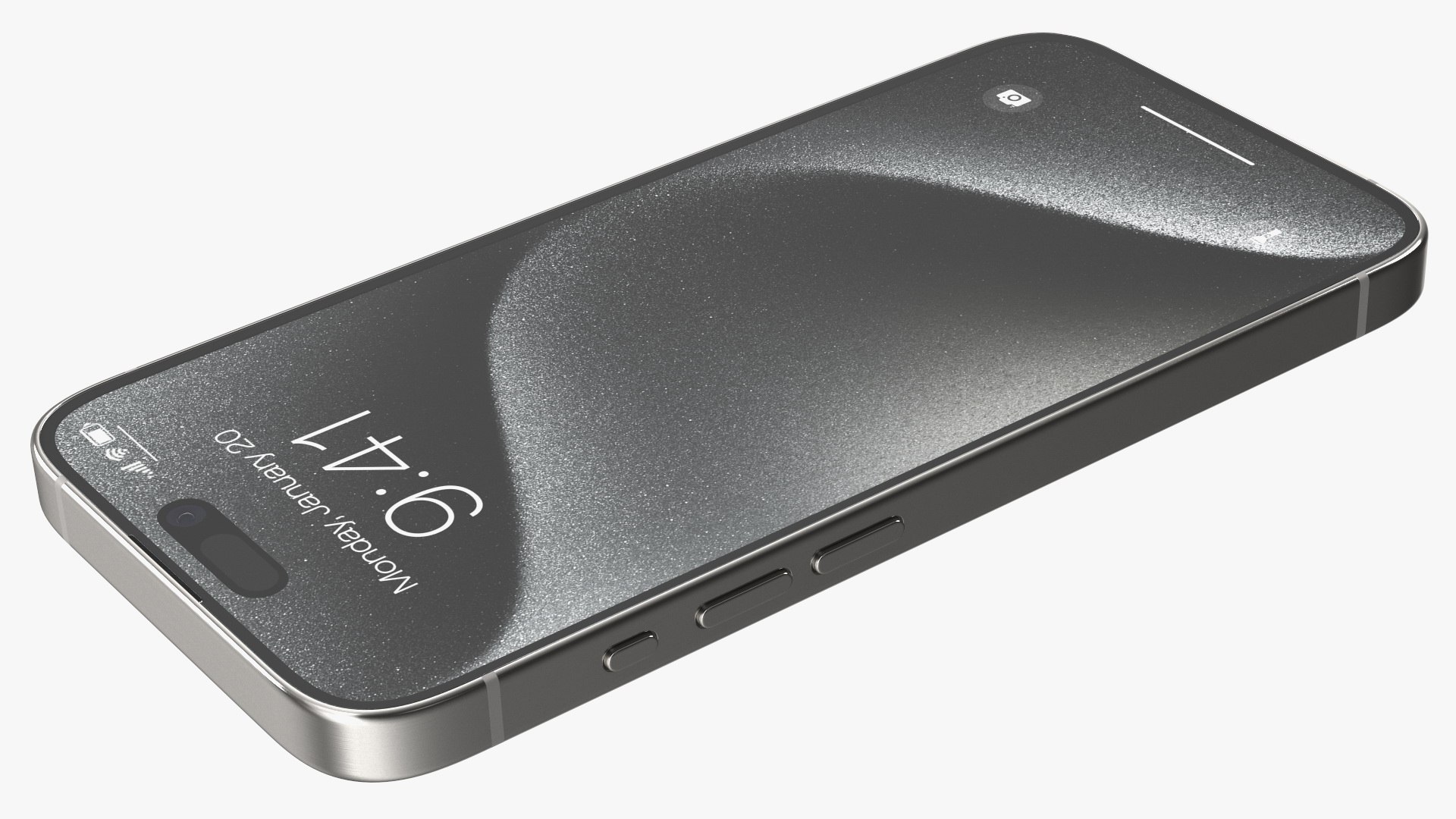 3D model Apple IPhone 15 Pro White Titanium - TurboSquid 2146548