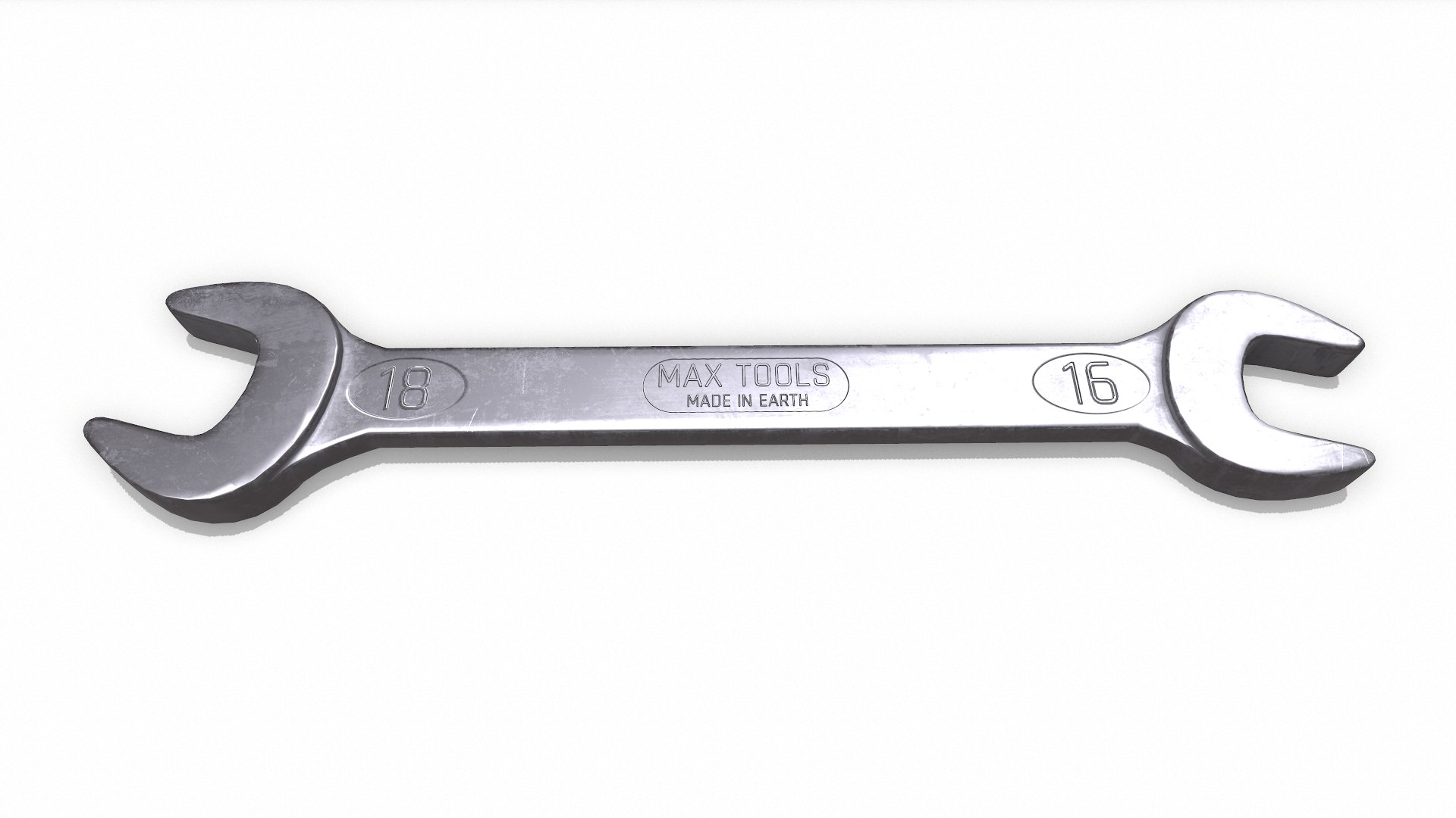 Open End Spanner Low-poly PBR 3D Model - TurboSquid 2255968