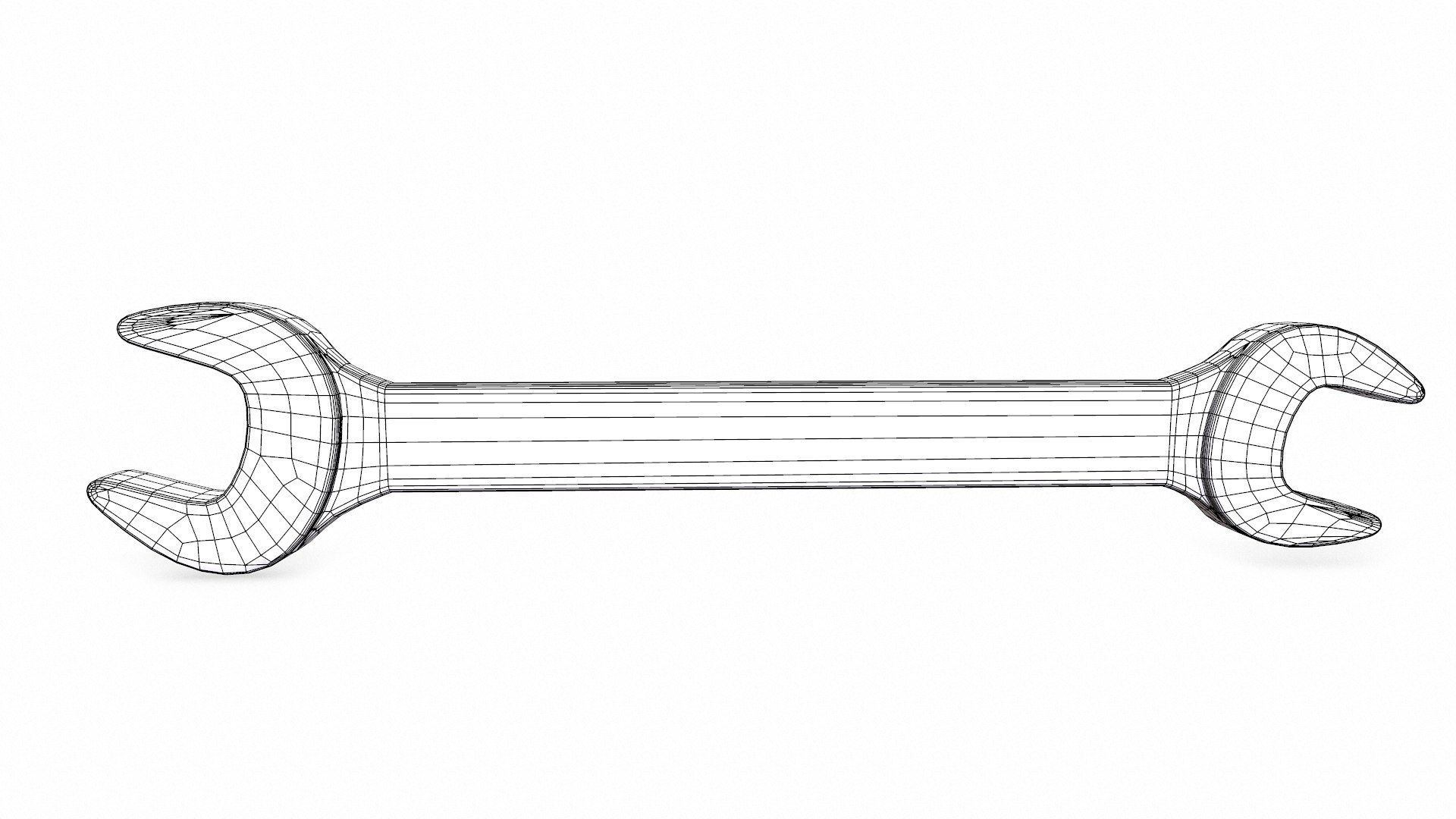 Open End Spanner Low-poly PBR 3D Model - TurboSquid 2255968