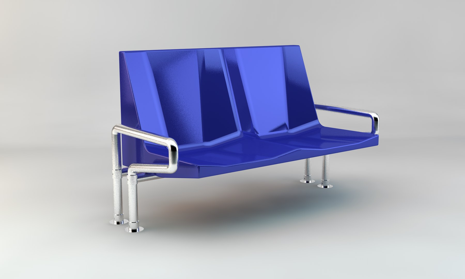 3D Model Subway Public Benches - TurboSquid 1264738