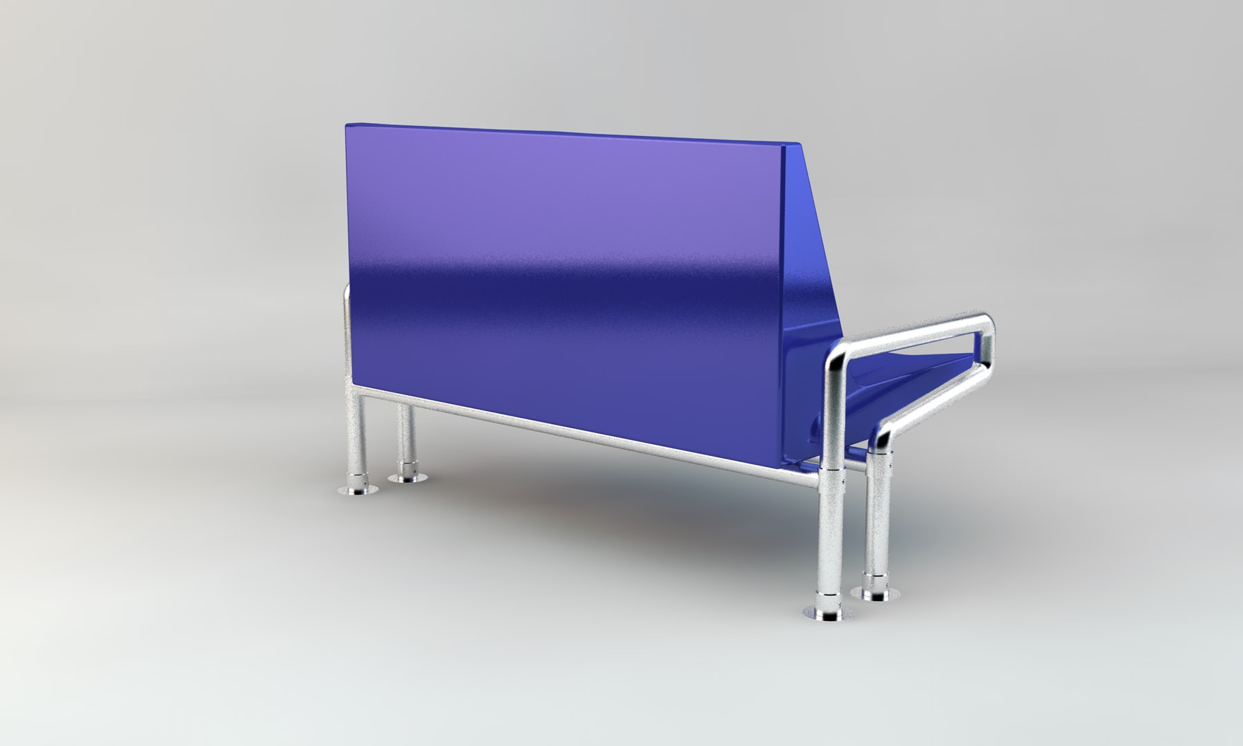 3D Model Subway Public Benches - TurboSquid 1264738