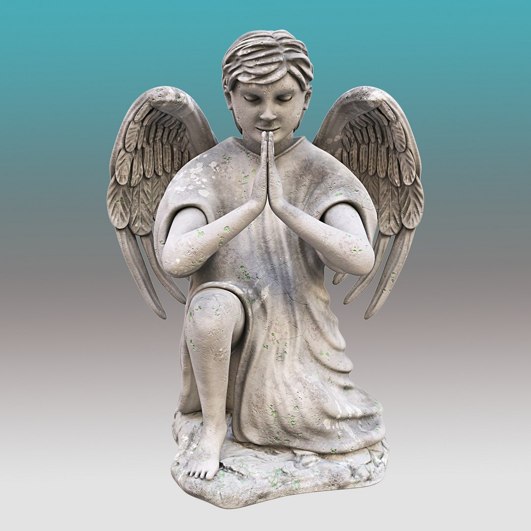 3D Angel Praying Model | 1141946 | TurboSquid