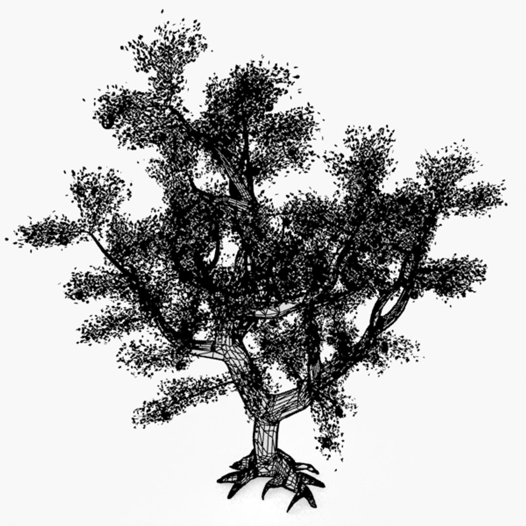 Realistic Apple Tree 3d Model