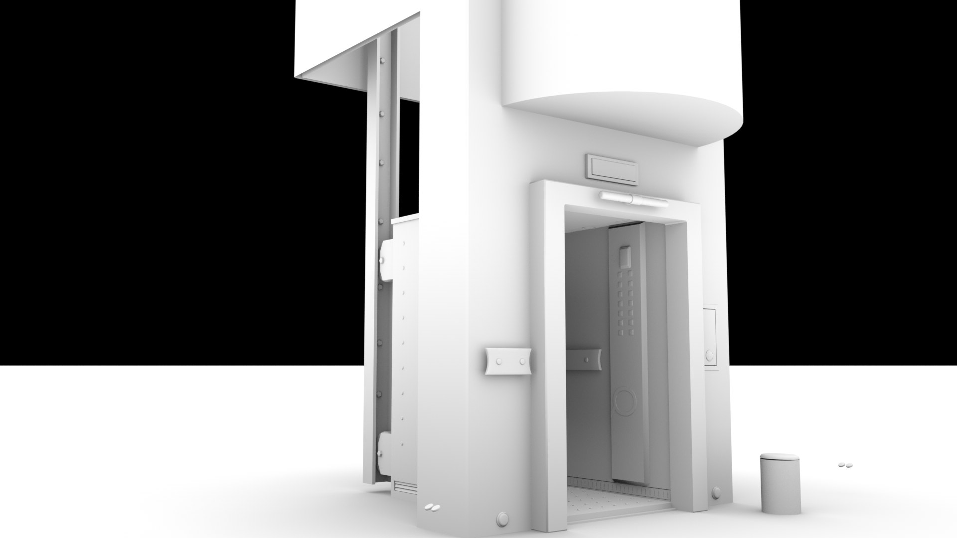 3D Movable Elevator 3D Model - TurboSquid 2059693