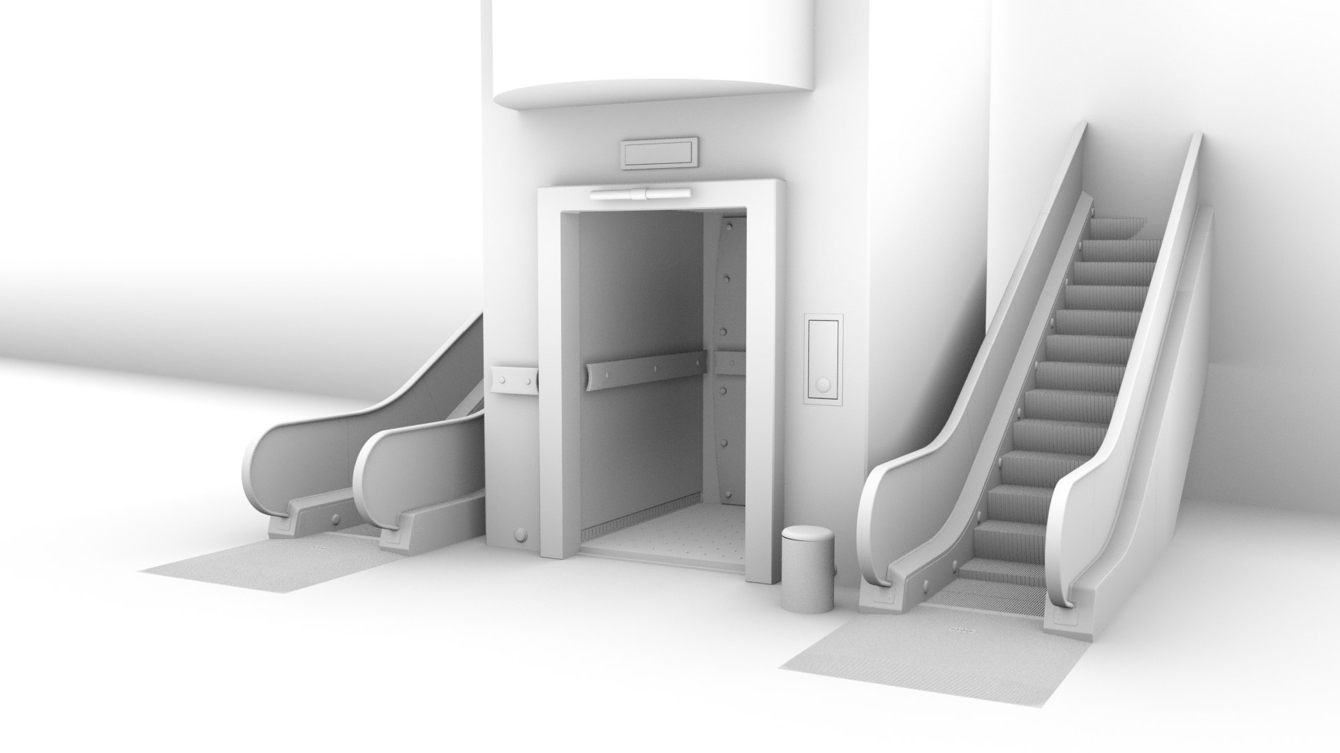 3D Movable Elevator 3D Model - TurboSquid 2059693