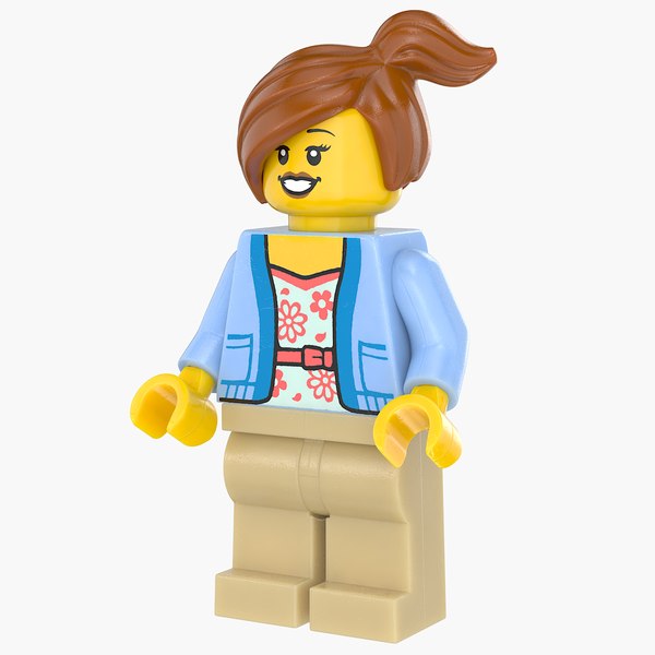 modelo 3d Lego Minifigura Mujer 2 - TurboSquid 2201113