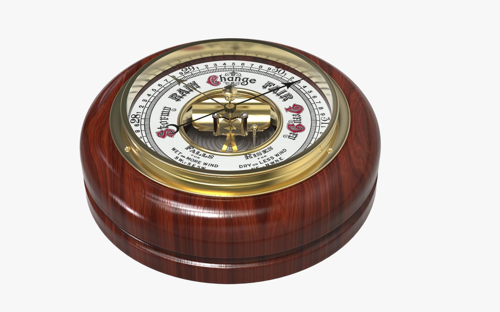 Old Barometer 3D Model - TurboSquid 2014298