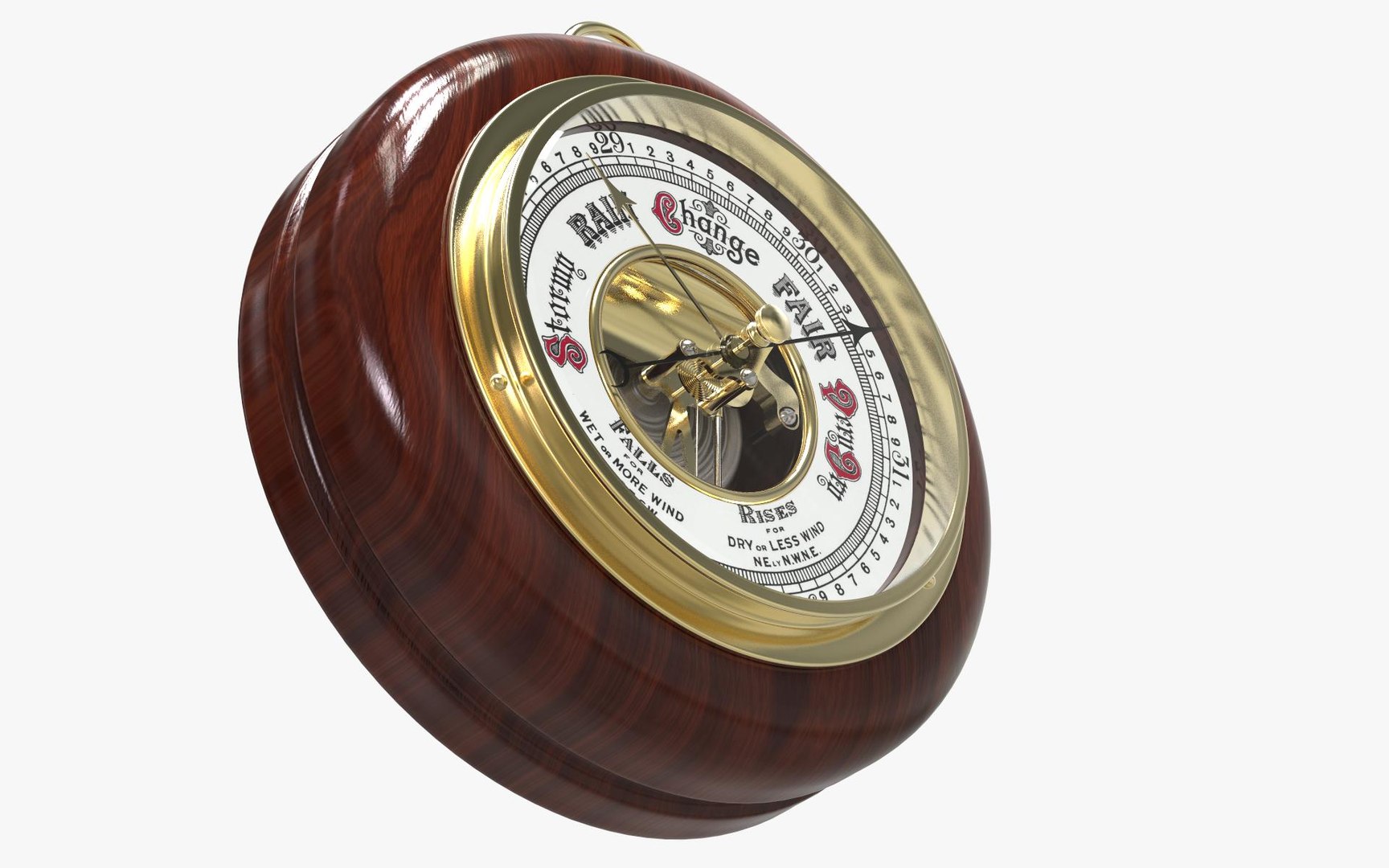 Old Barometer 3D Model - TurboSquid 2014298