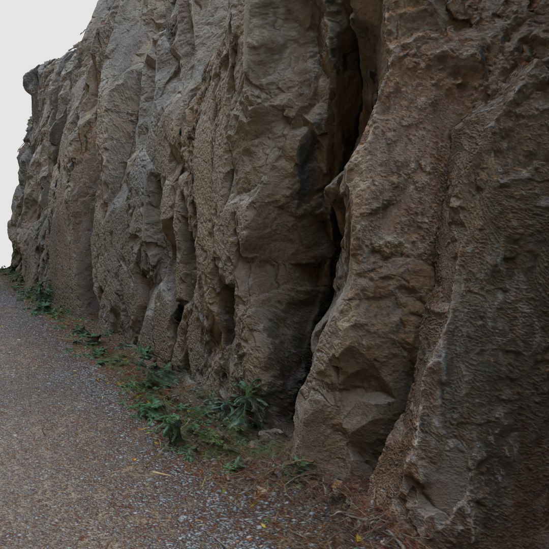 Scan Cliff Wall Rock 3D Model - TurboSquid 1646387