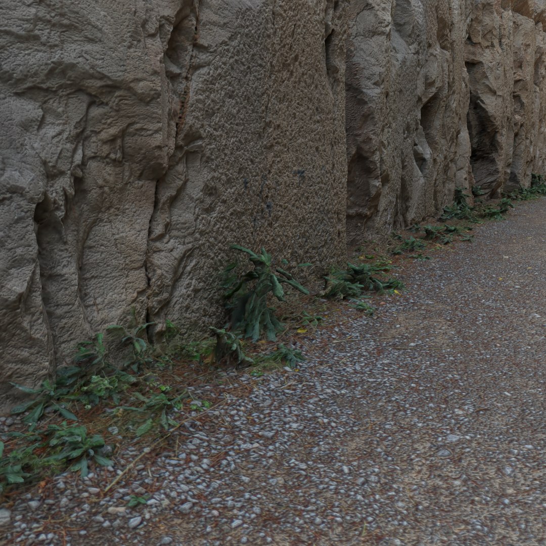 Scan Cliff Wall Rock 3D Model - TurboSquid 1646387
