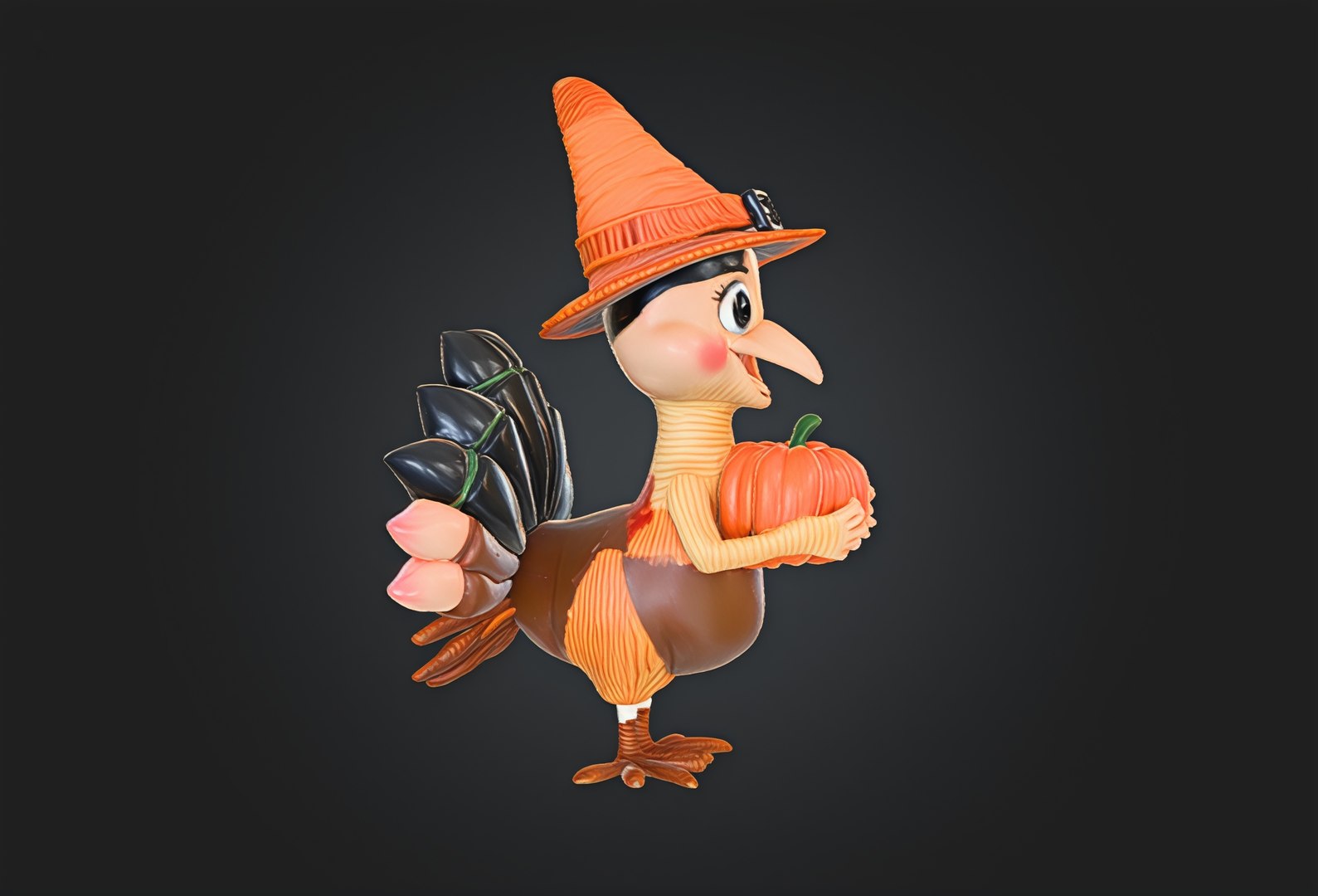 3D Charming Thanksgiving Turkey Printable Holiday For Home Decor Model ...