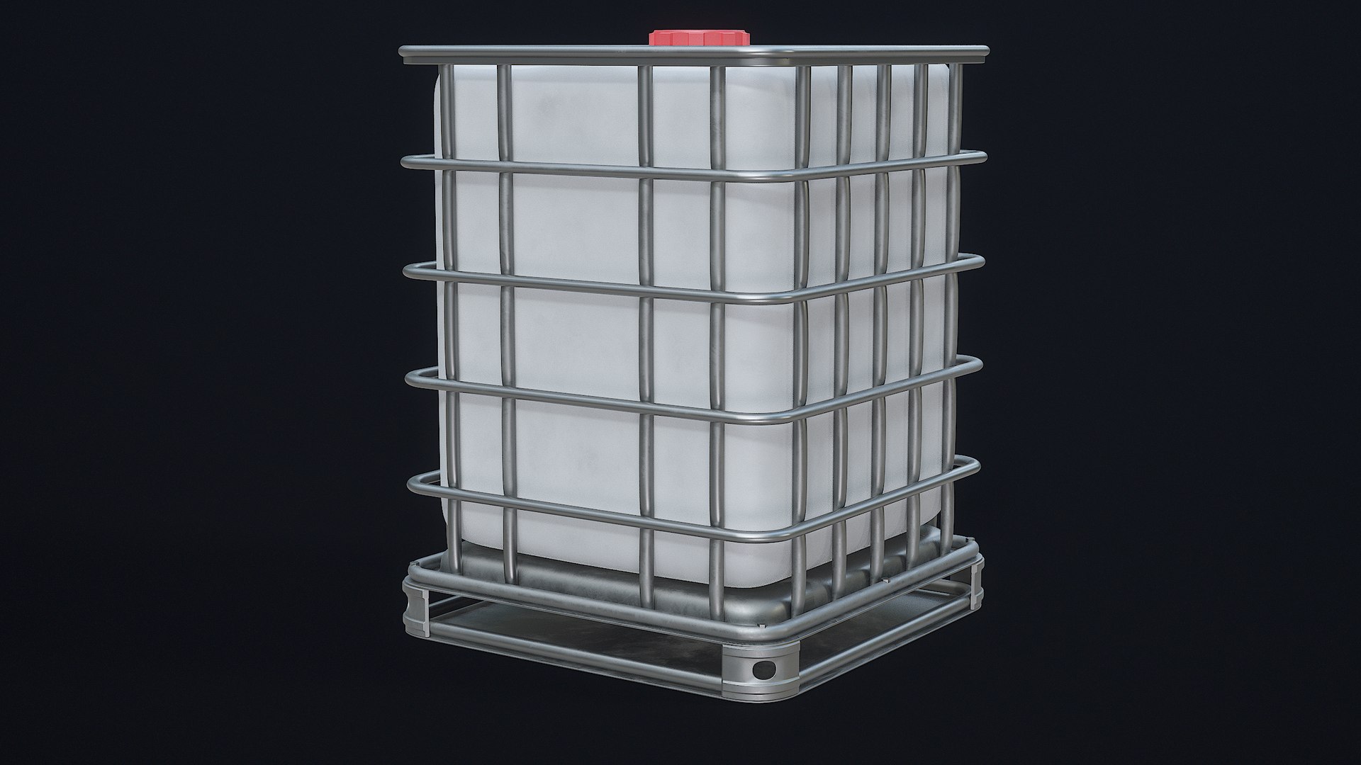 Industrial Water Container PBR 3D Model - TurboSquid 1995824