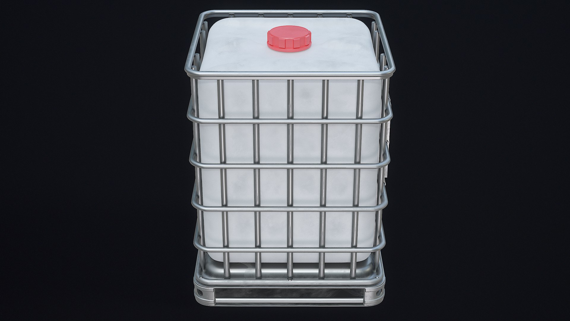 Industrial Water Container PBR 3D Model - TurboSquid 1995824