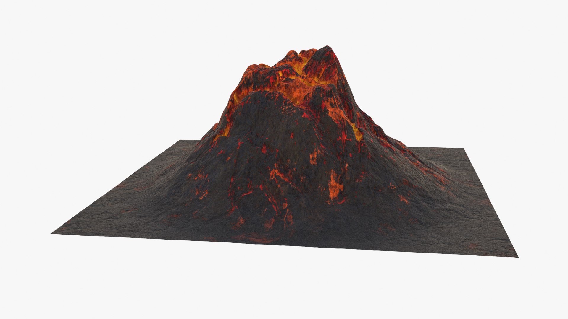 3D Volcano 02 - TurboSquid 2336909