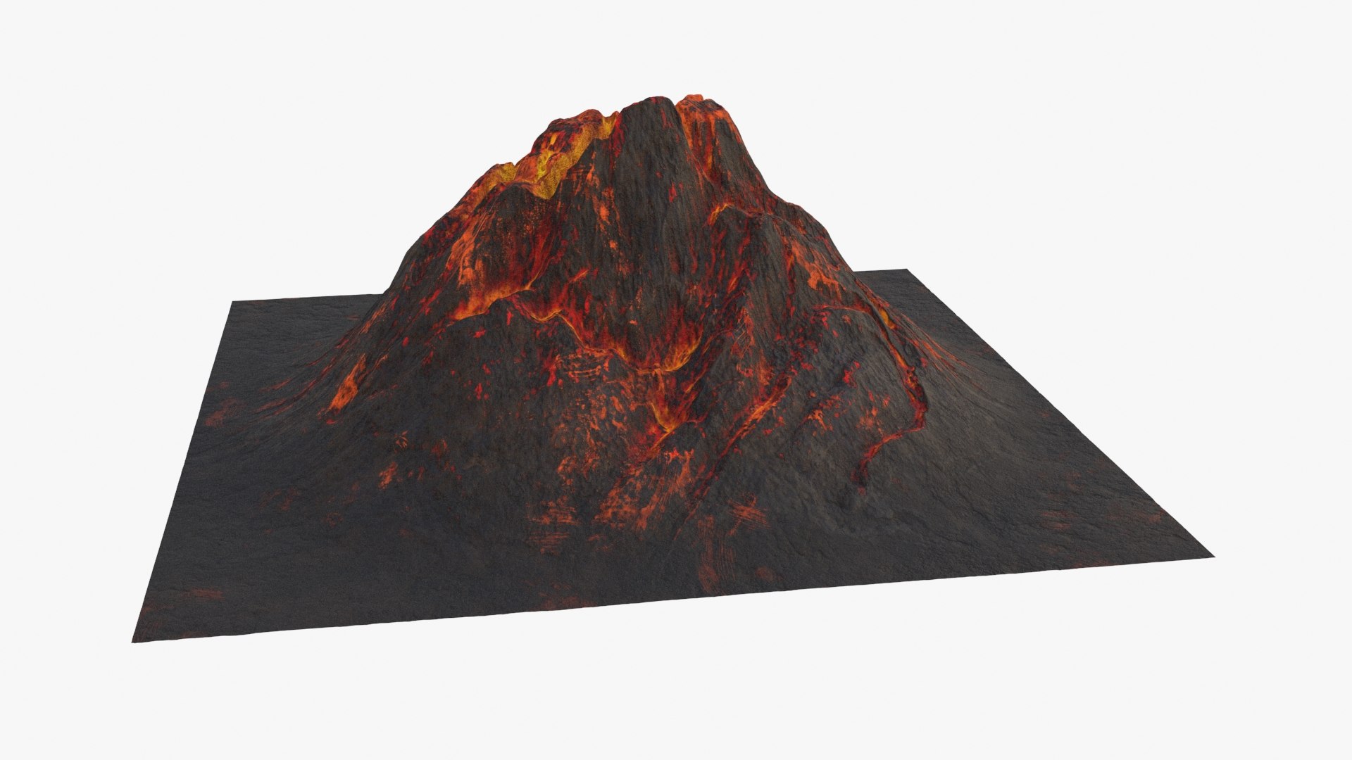 3D Volcano 02 - TurboSquid 2336909