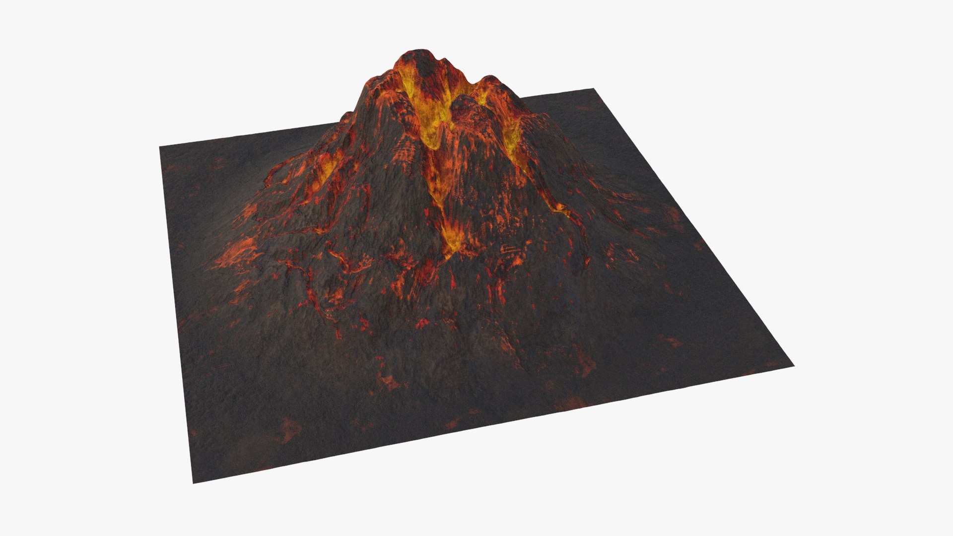 3D Volcano 02 - TurboSquid 2336909
