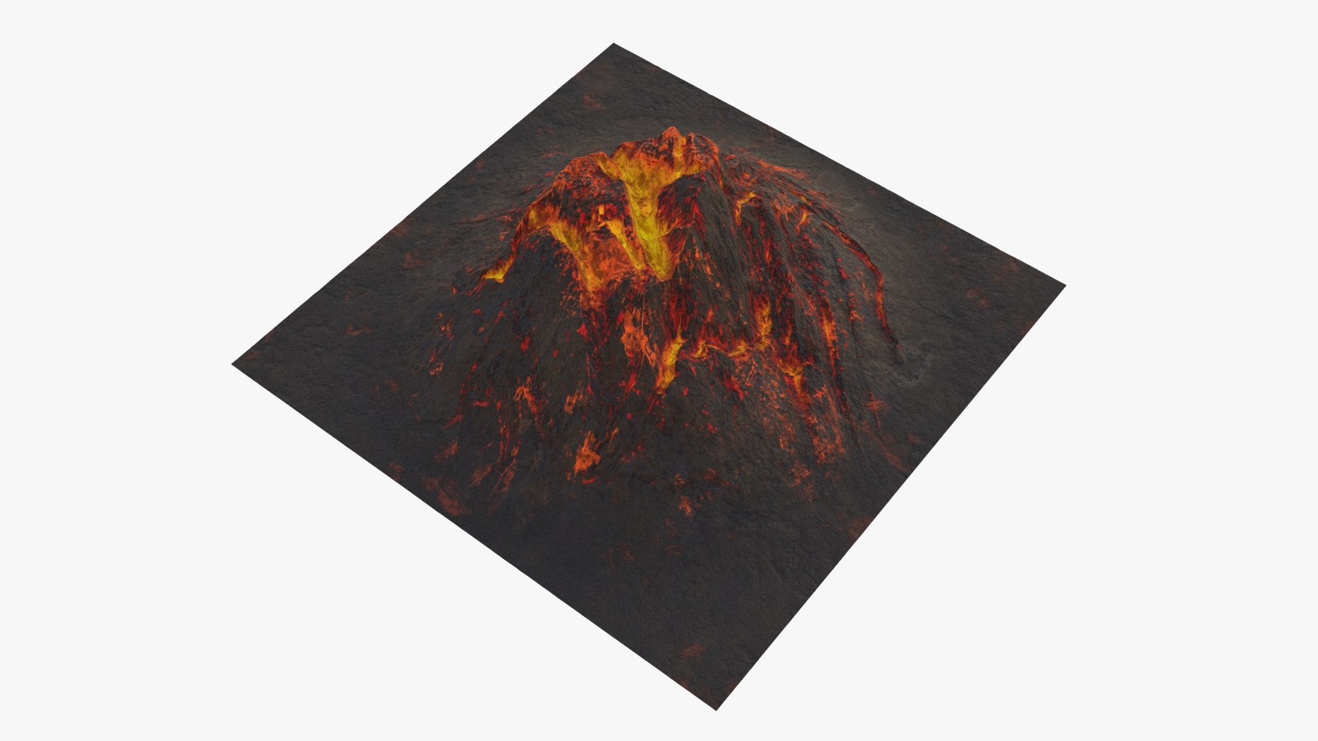 3D Volcano 02 - TurboSquid 2336909