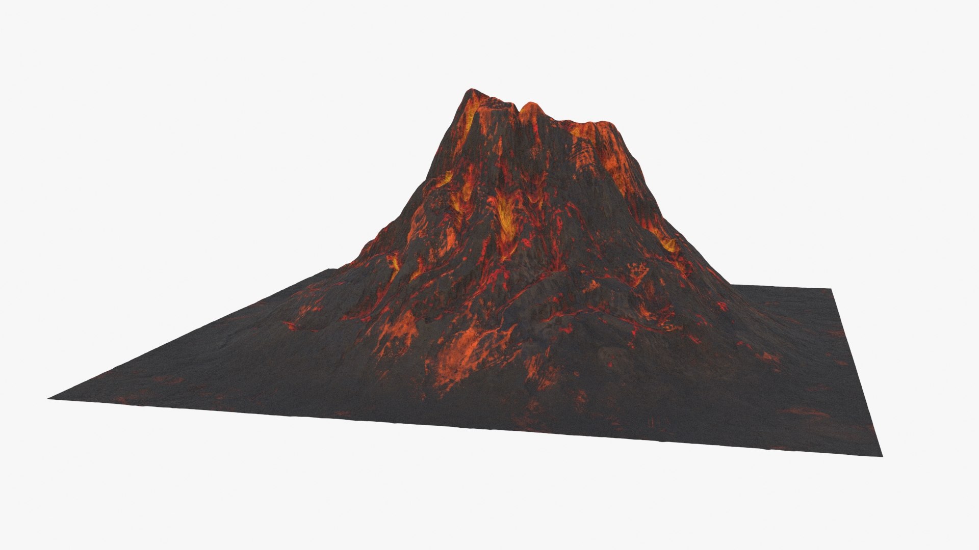 3D Volcano 02 - TurboSquid 2336909