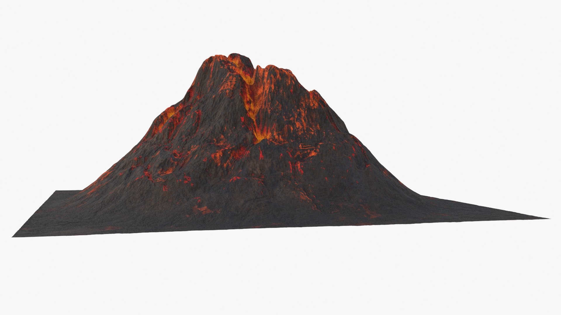 3D Volcano 02 - TurboSquid 2336909