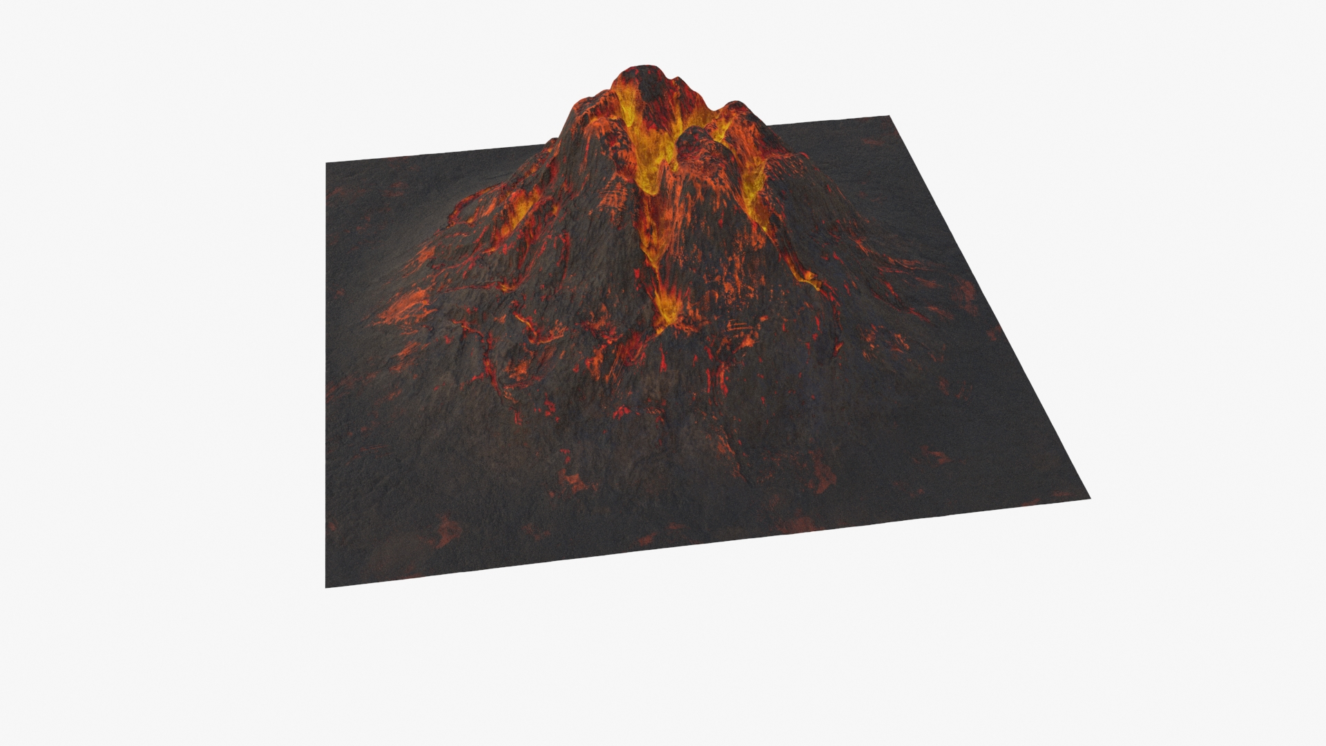 3D Volcano 02 - TurboSquid 2336909