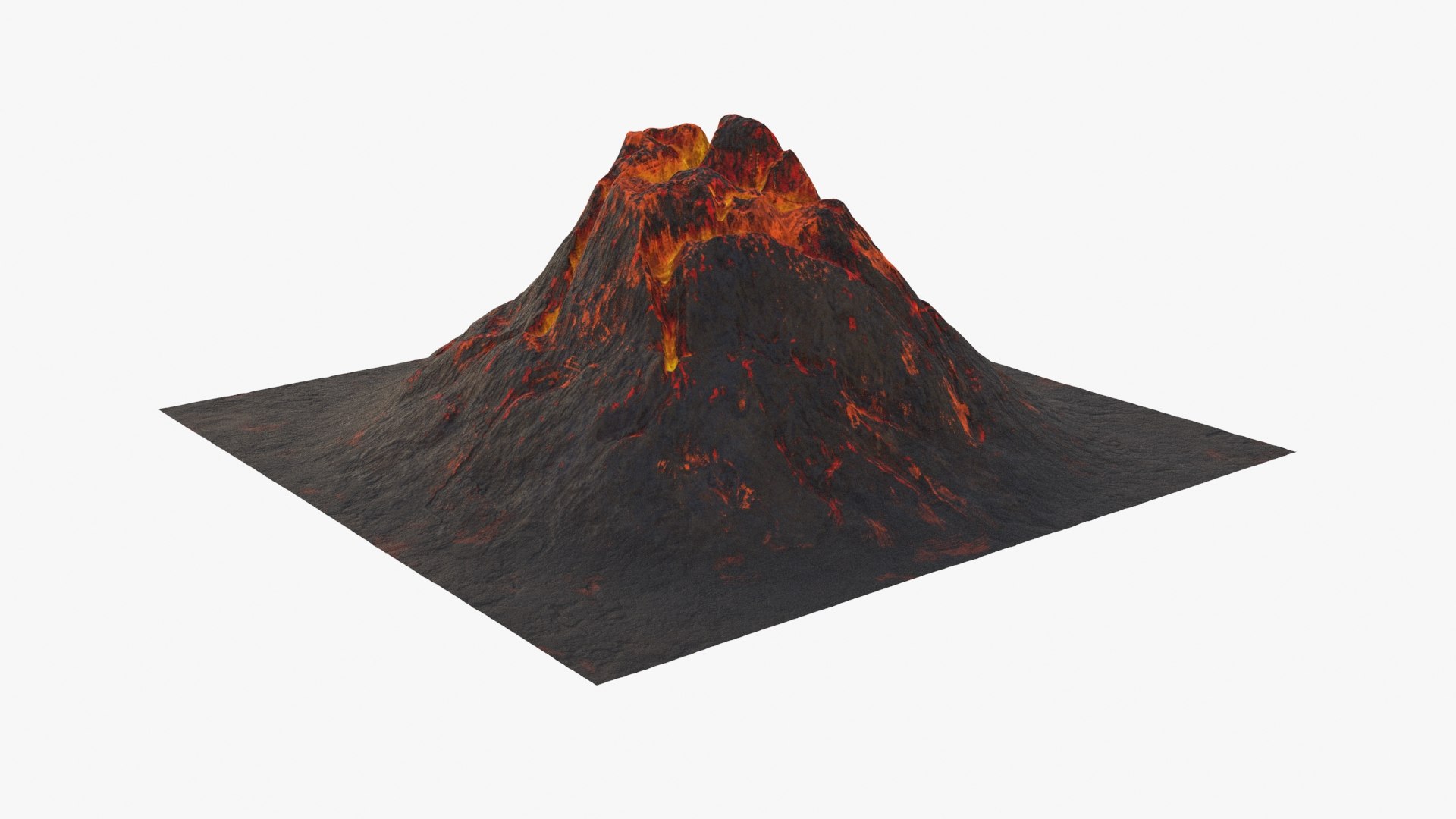 3D Volcano 02 - TurboSquid 2336909