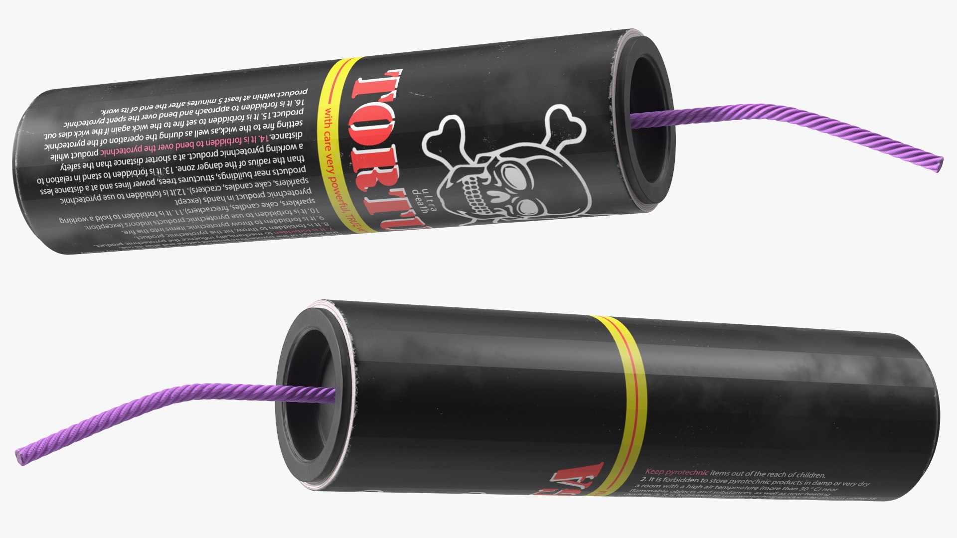 3D High Power Firecracker With Fuse - TurboSquid 1800547