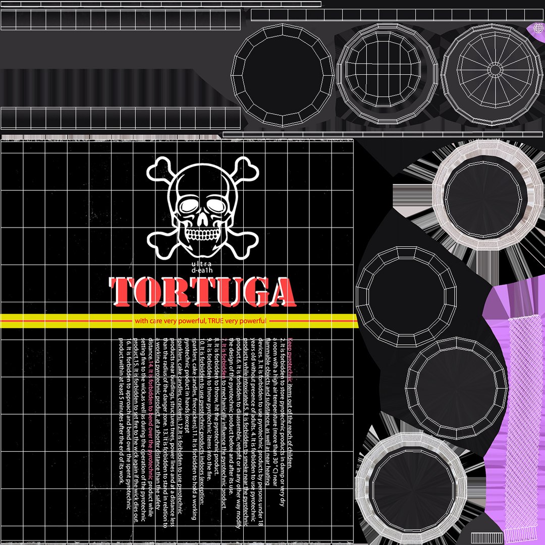 3D High Power Firecracker With Fuse - TurboSquid 1800547