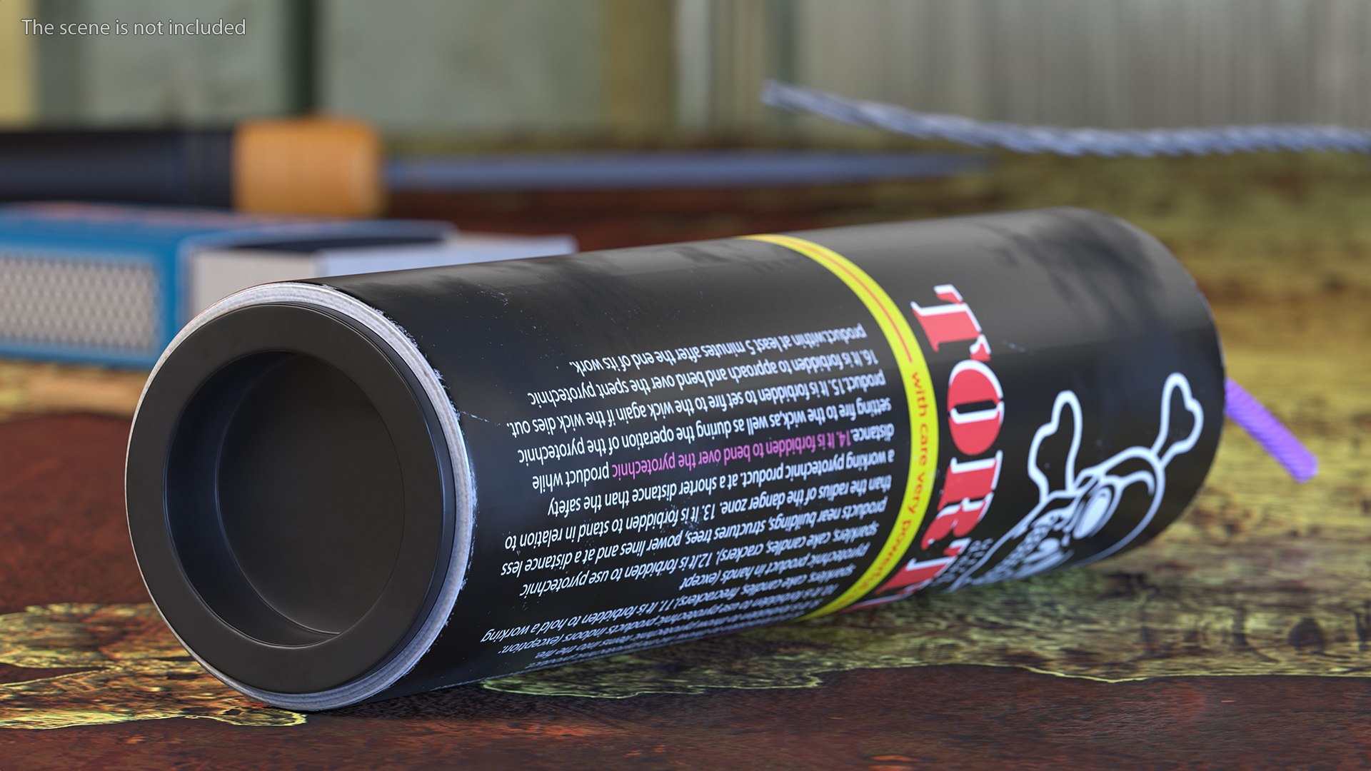 3D High Power Firecracker With Fuse - TurboSquid 1800547