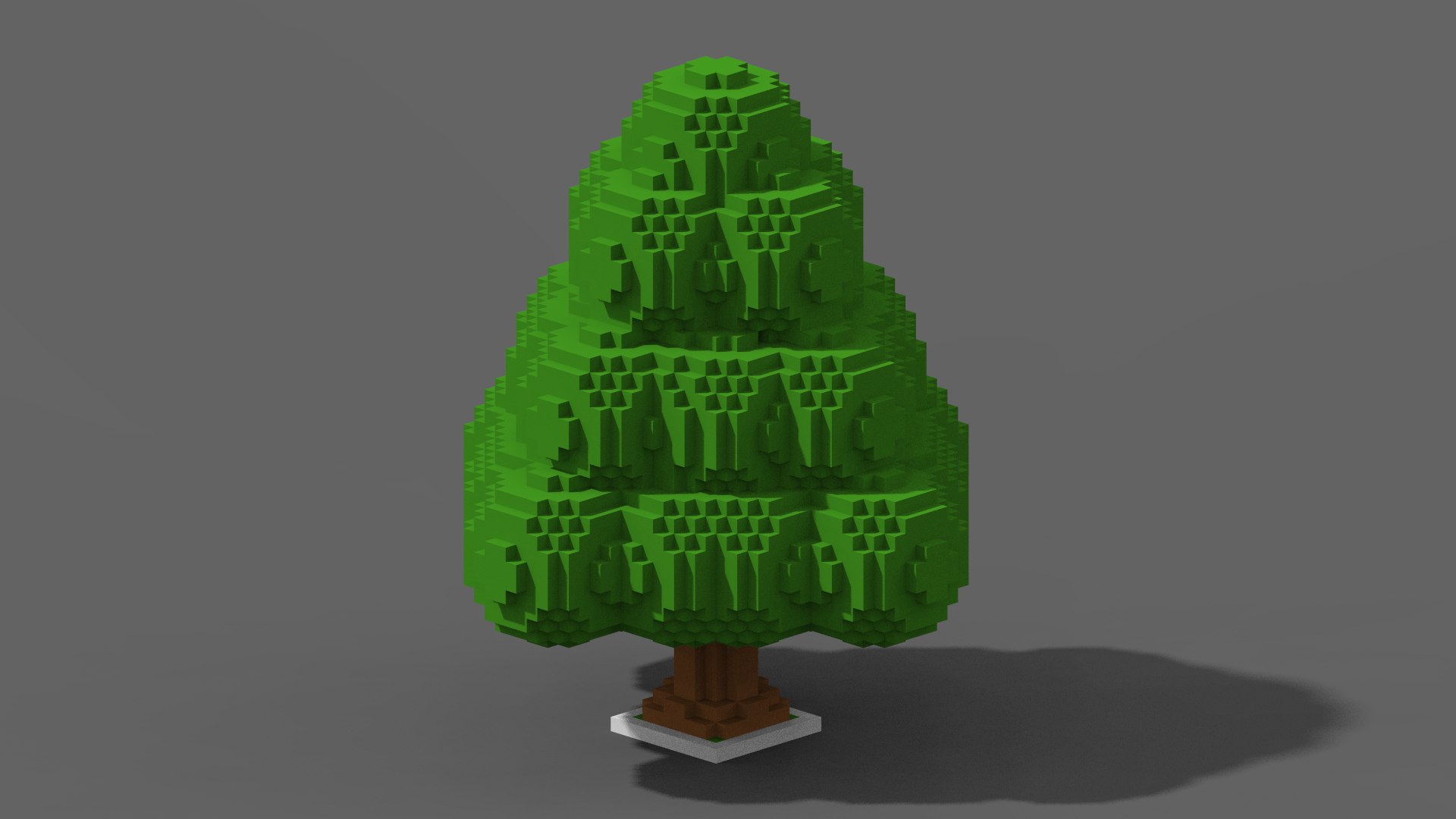 Voxel tree 3D model - TurboSquid 1353207