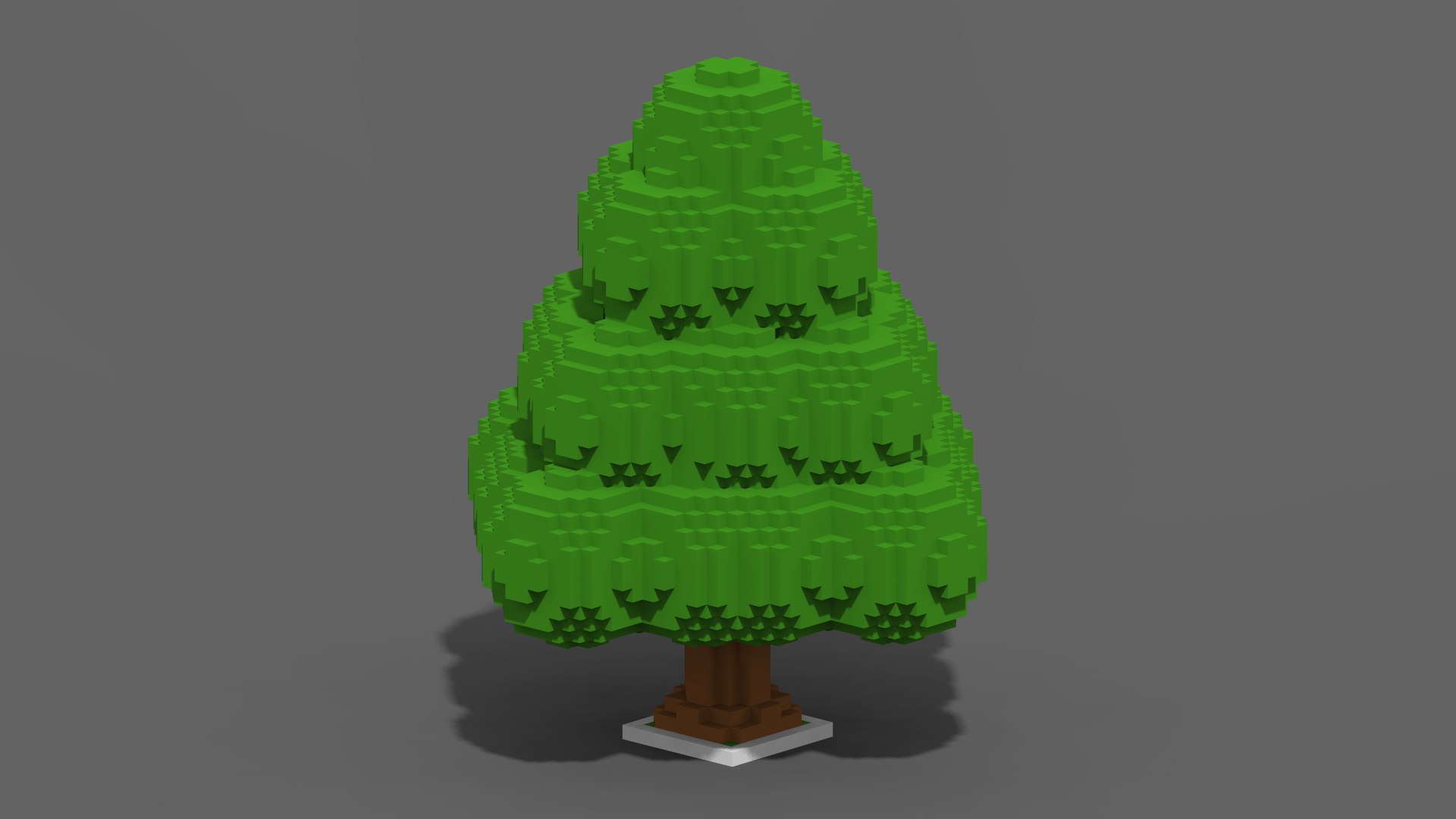 Voxel tree 3D model - TurboSquid 1353207