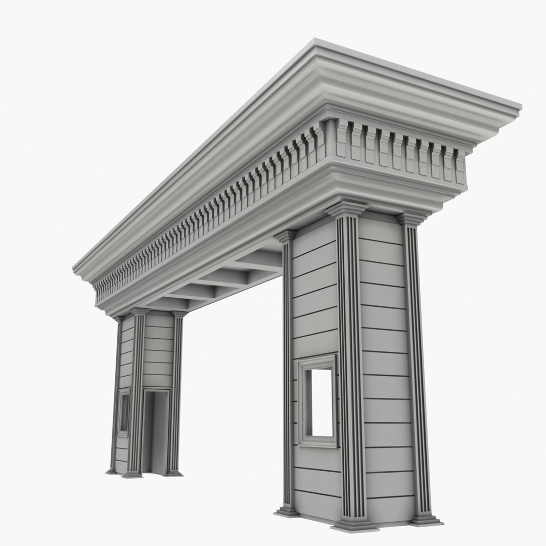 3D Guard House Guardhouse - TurboSquid 1224810