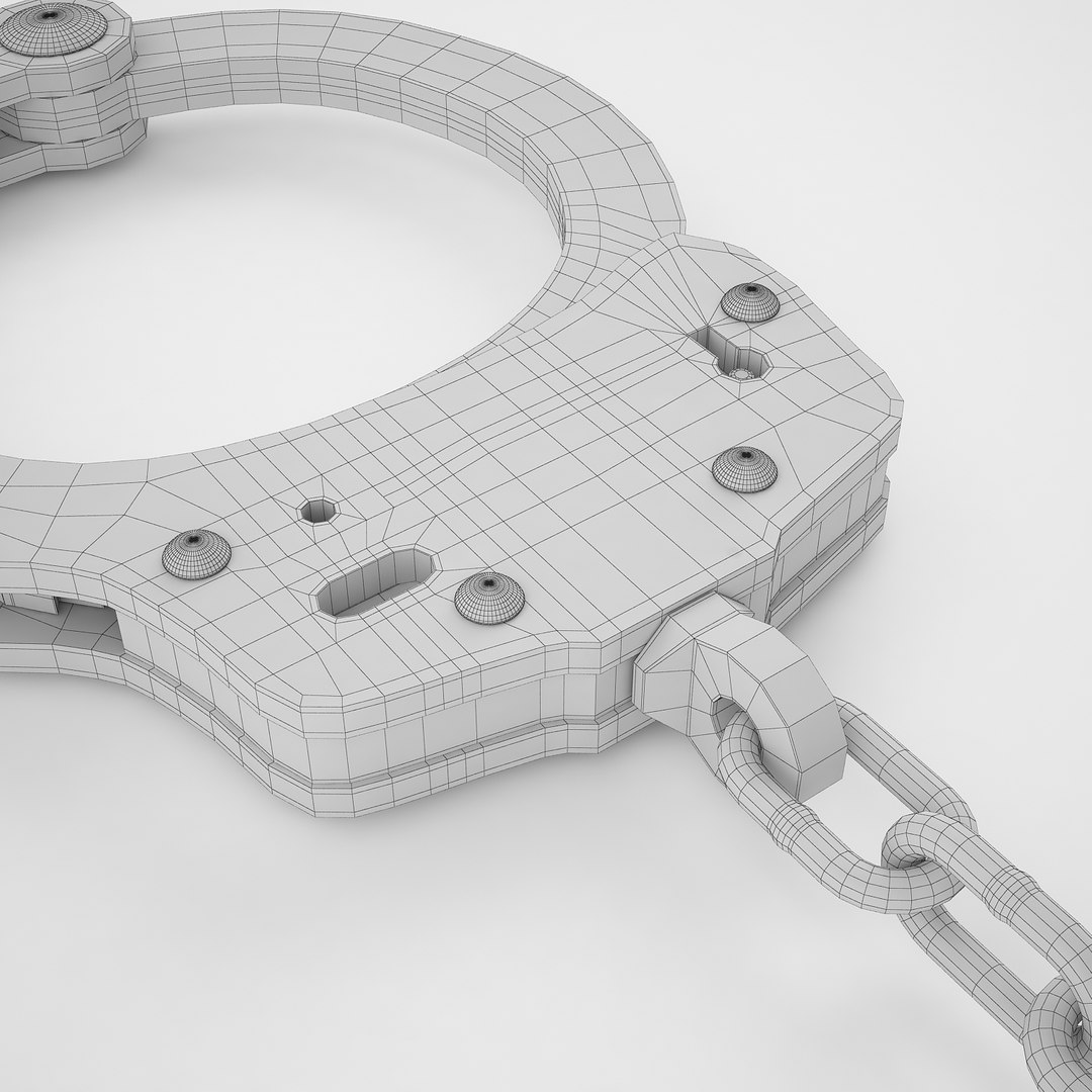 3D Handcuffs Model - TurboSquid 1217363