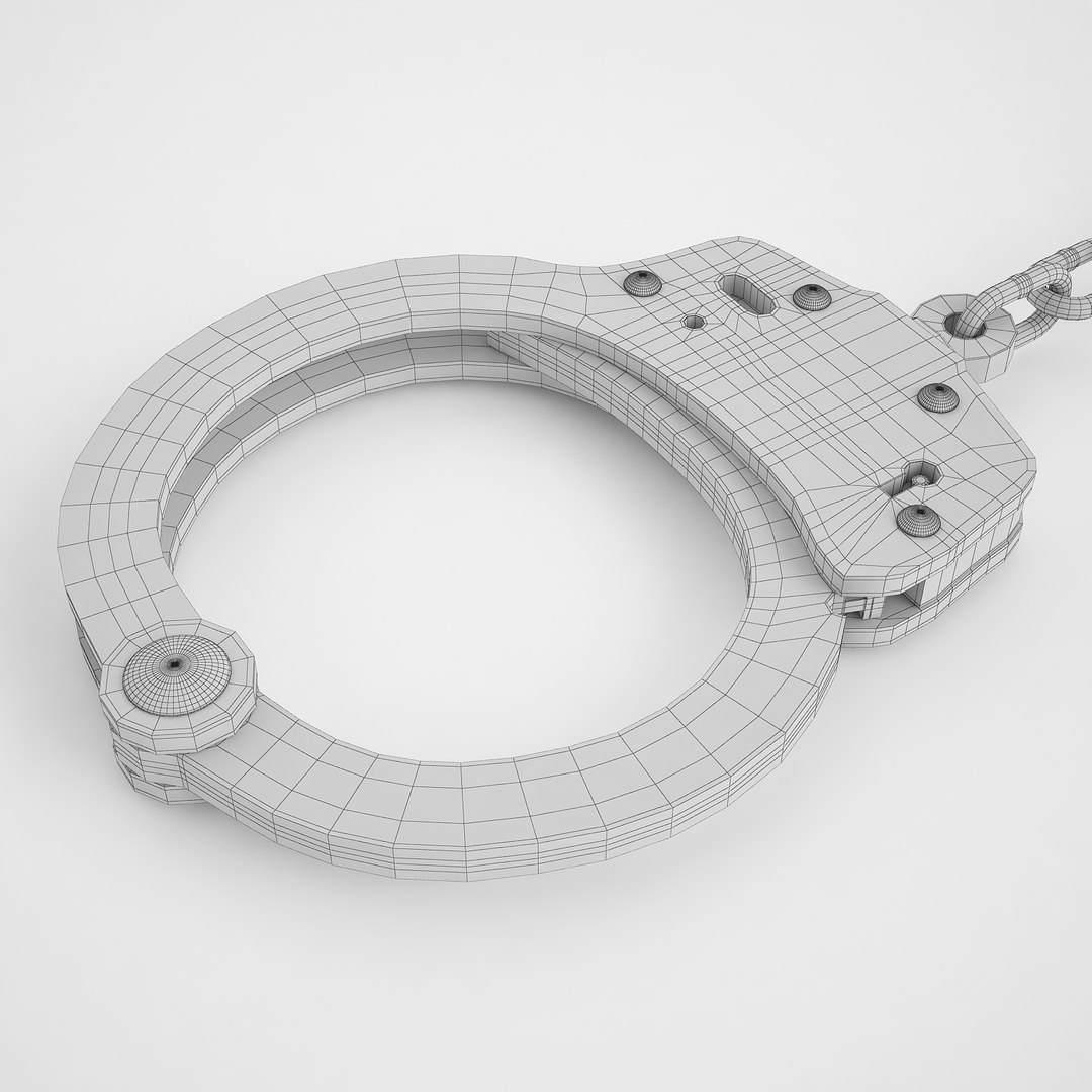 3D Handcuffs Model - TurboSquid 1217363